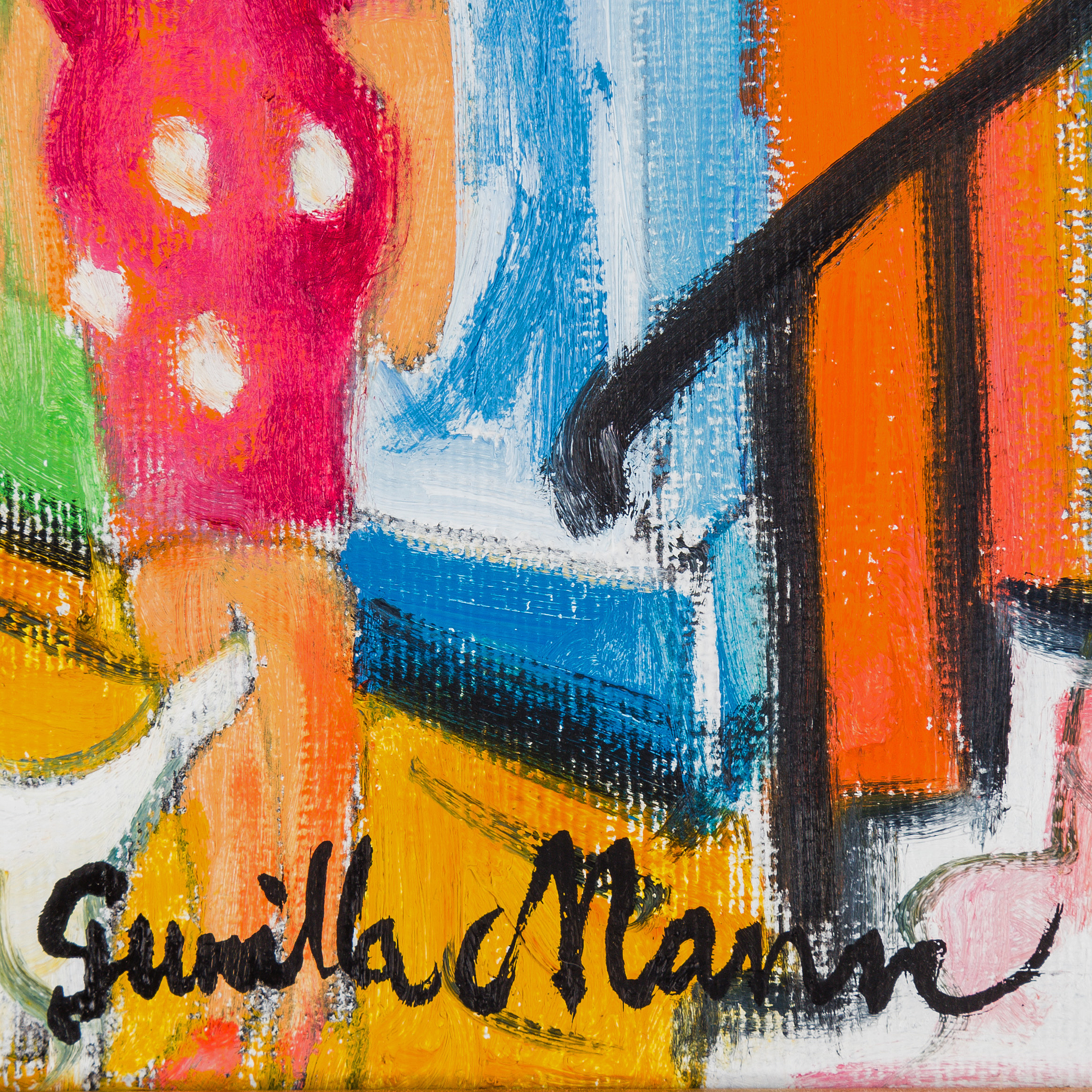 GUNILLA MANN, oil on board, signed. - Bukowskis