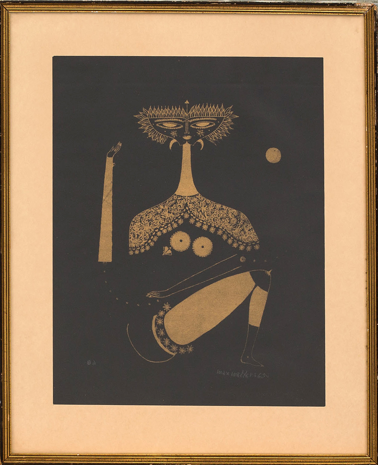 MAX WALTER SVANBERG, lithograph, signed, numbered e.a and dated- 65 ...