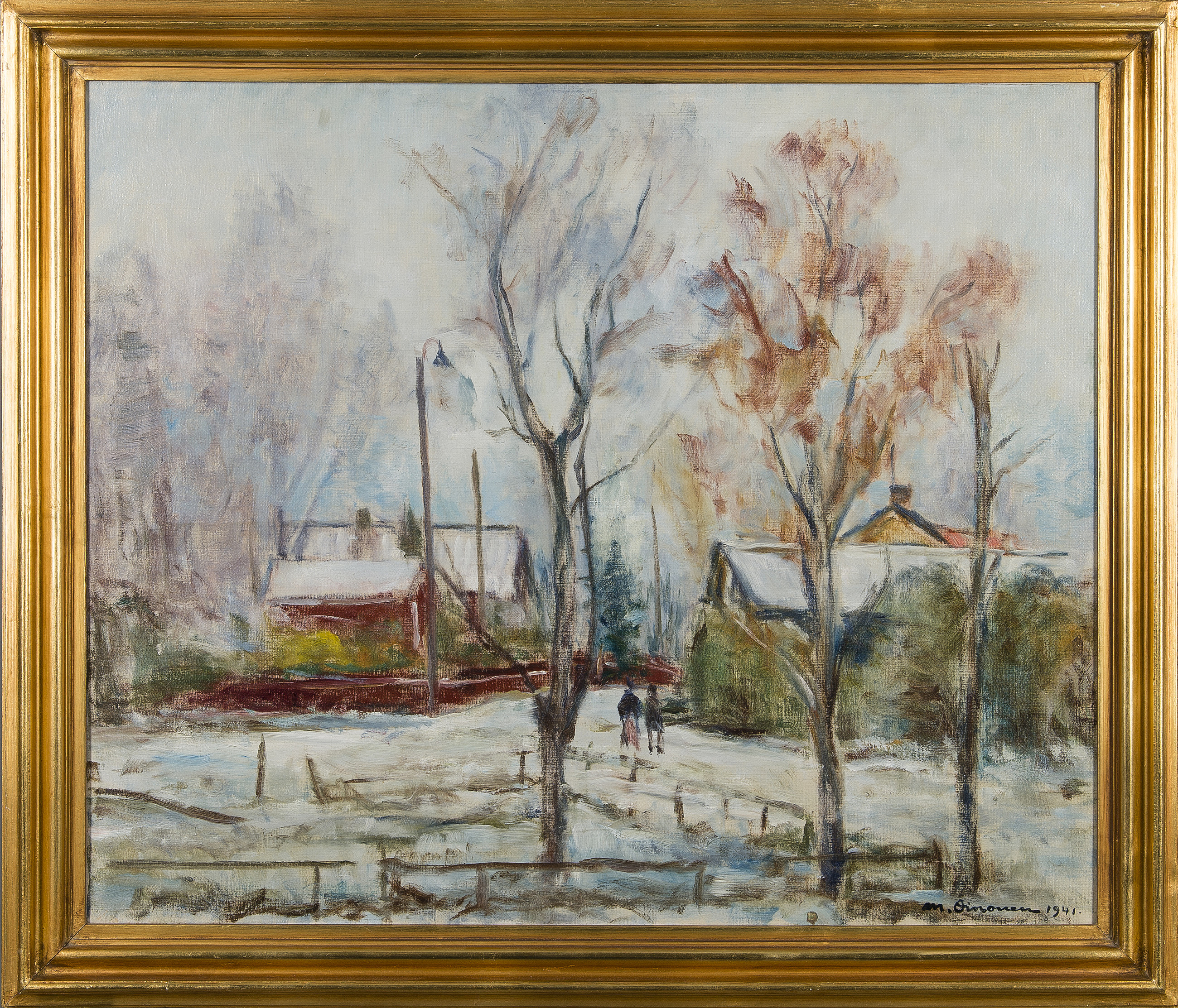 MIKKO OINONEN, oil on canvas, signed and dated 1941. - Bukowskis