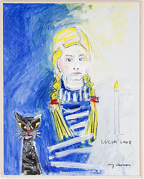 STIG CLAESSON, oil on canvas, signed and dated 2002. - Bukowskis