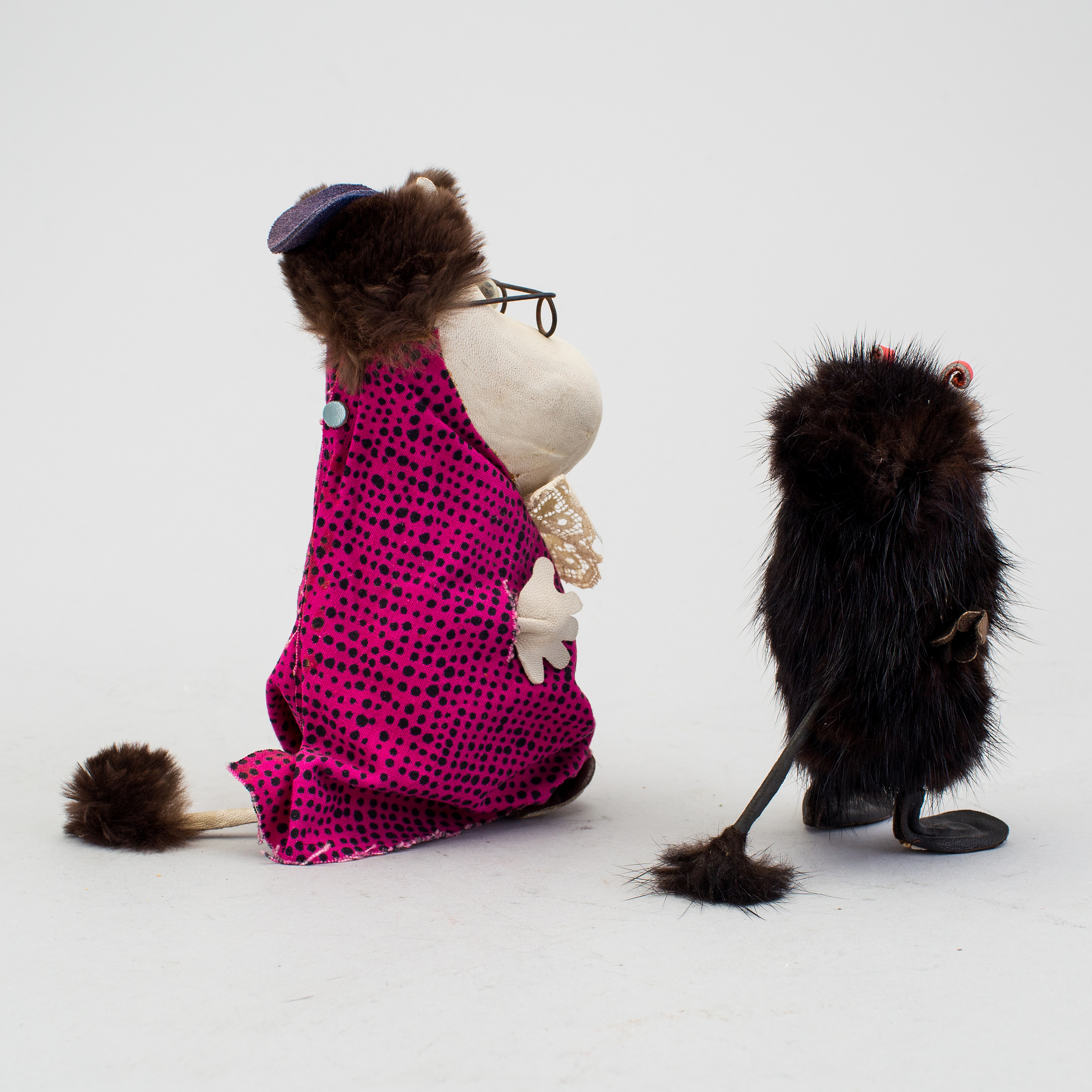 2 Moomin charachters from "Stinky" & "Hemulen" Atelier Fauni, 1950/60s ...