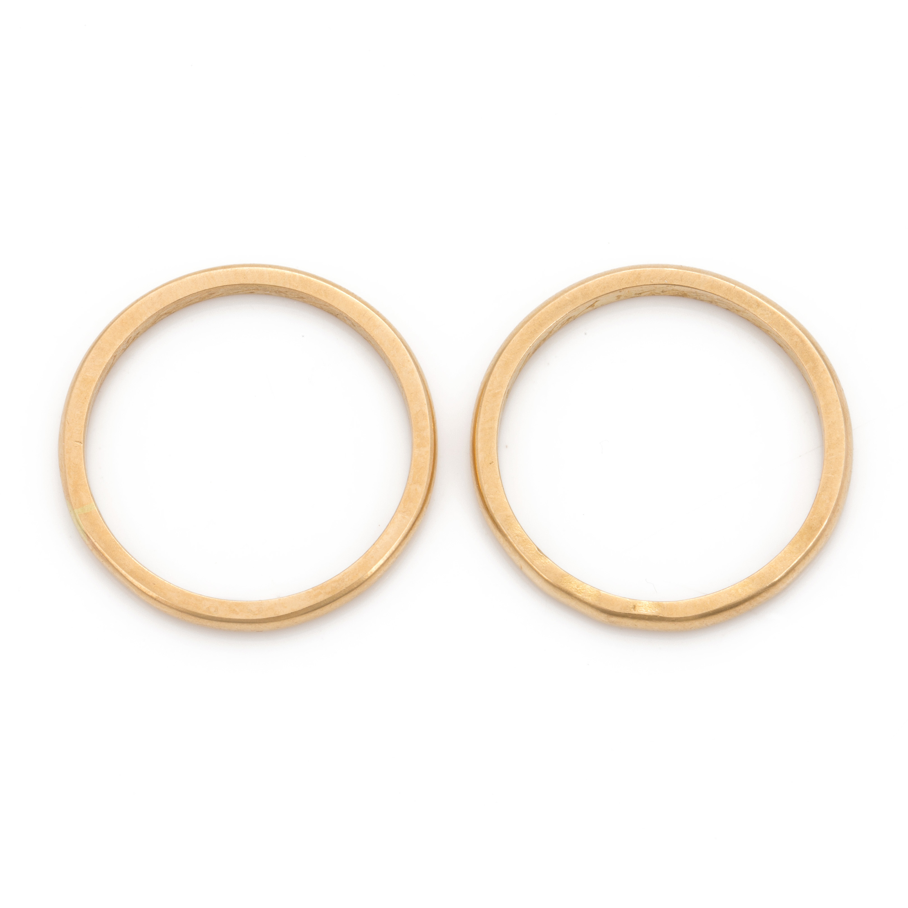 Two 20K gold rings. - Bukowskis