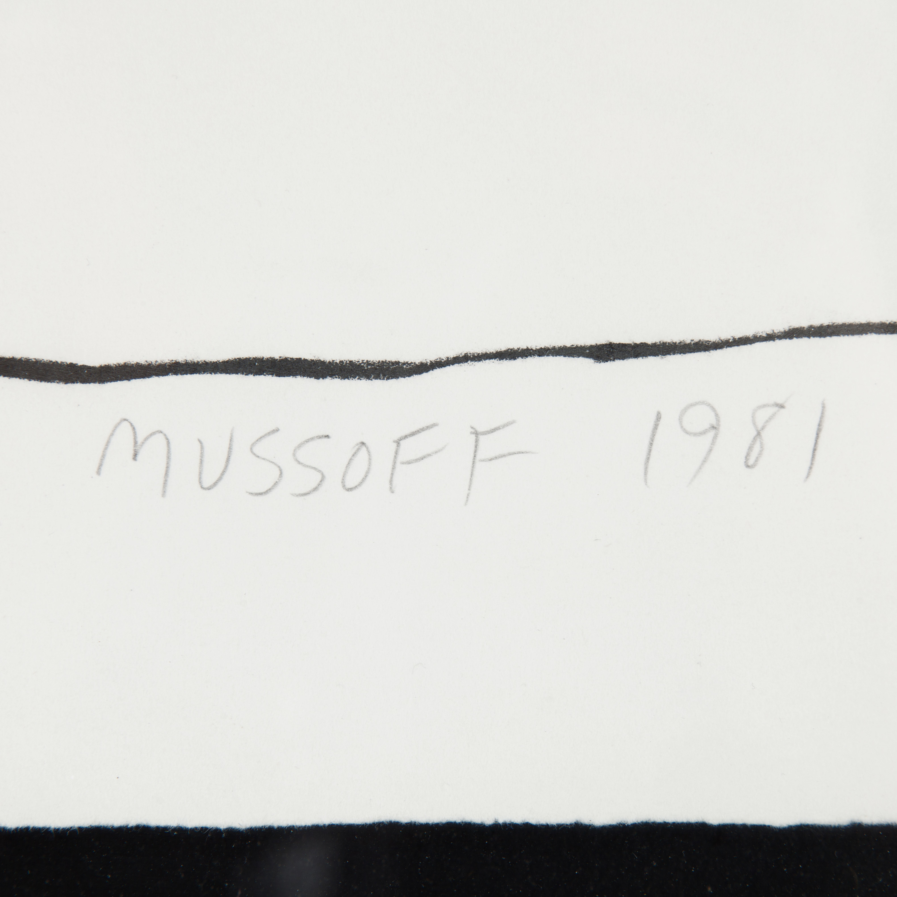 JODY MUSSOFF, lithograph, signed 13/25. Dated 1971. - Bukowskis