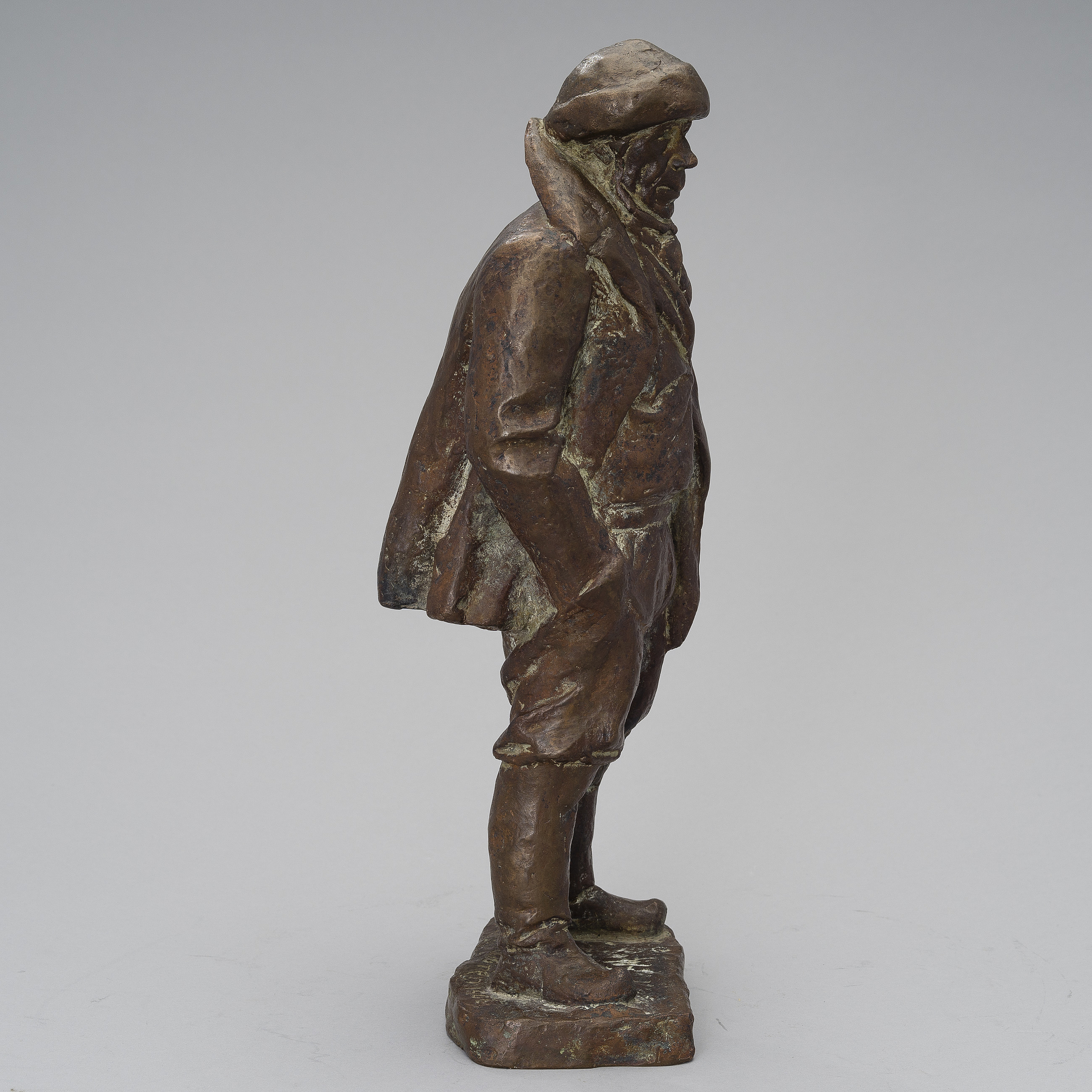 EMIL HALONEN, veistos, pronssia, massasigneerattu Eemil Halonen ja ...