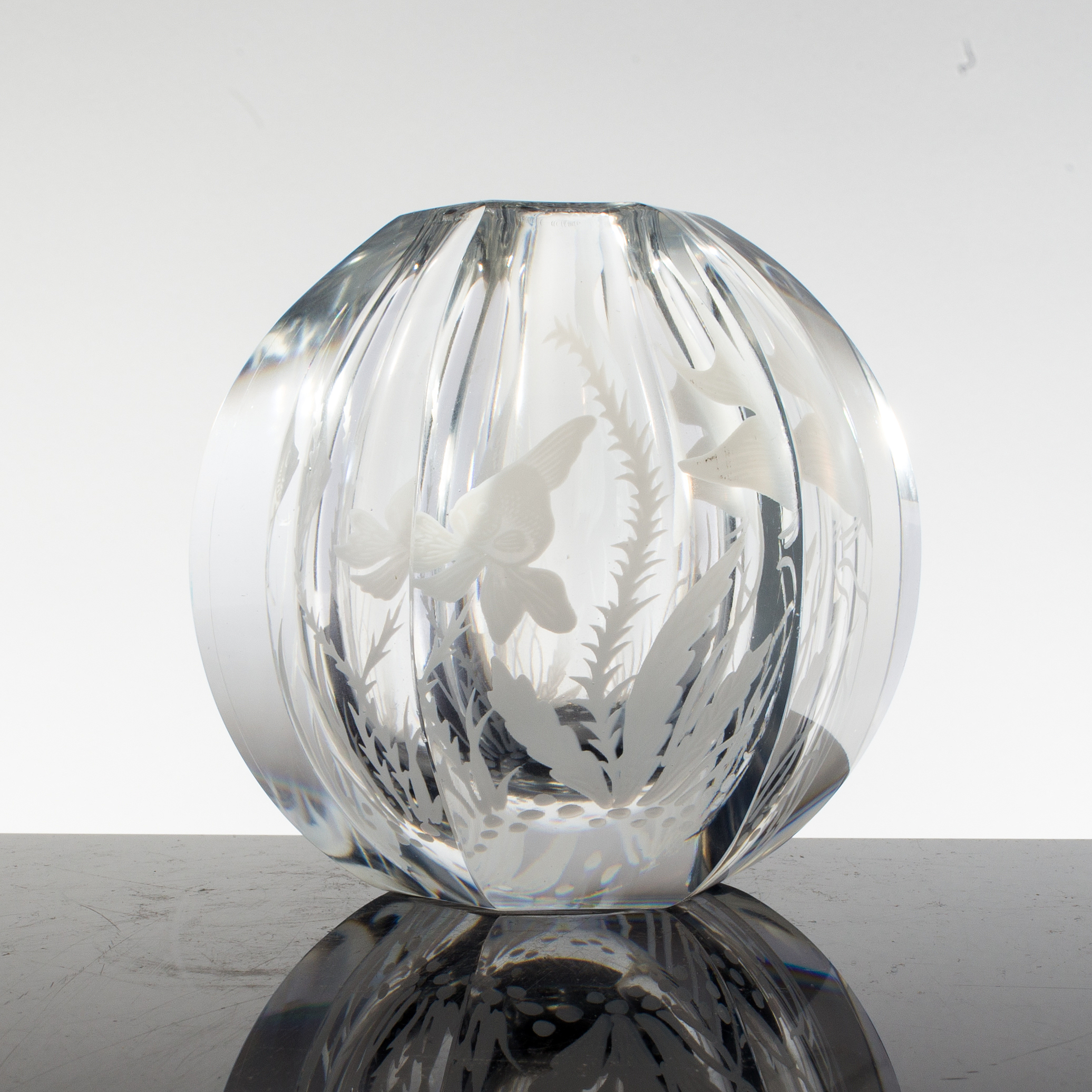 EDWARD HALD, vas i glas, Graal, Orrefors 1949. - Bukowskis