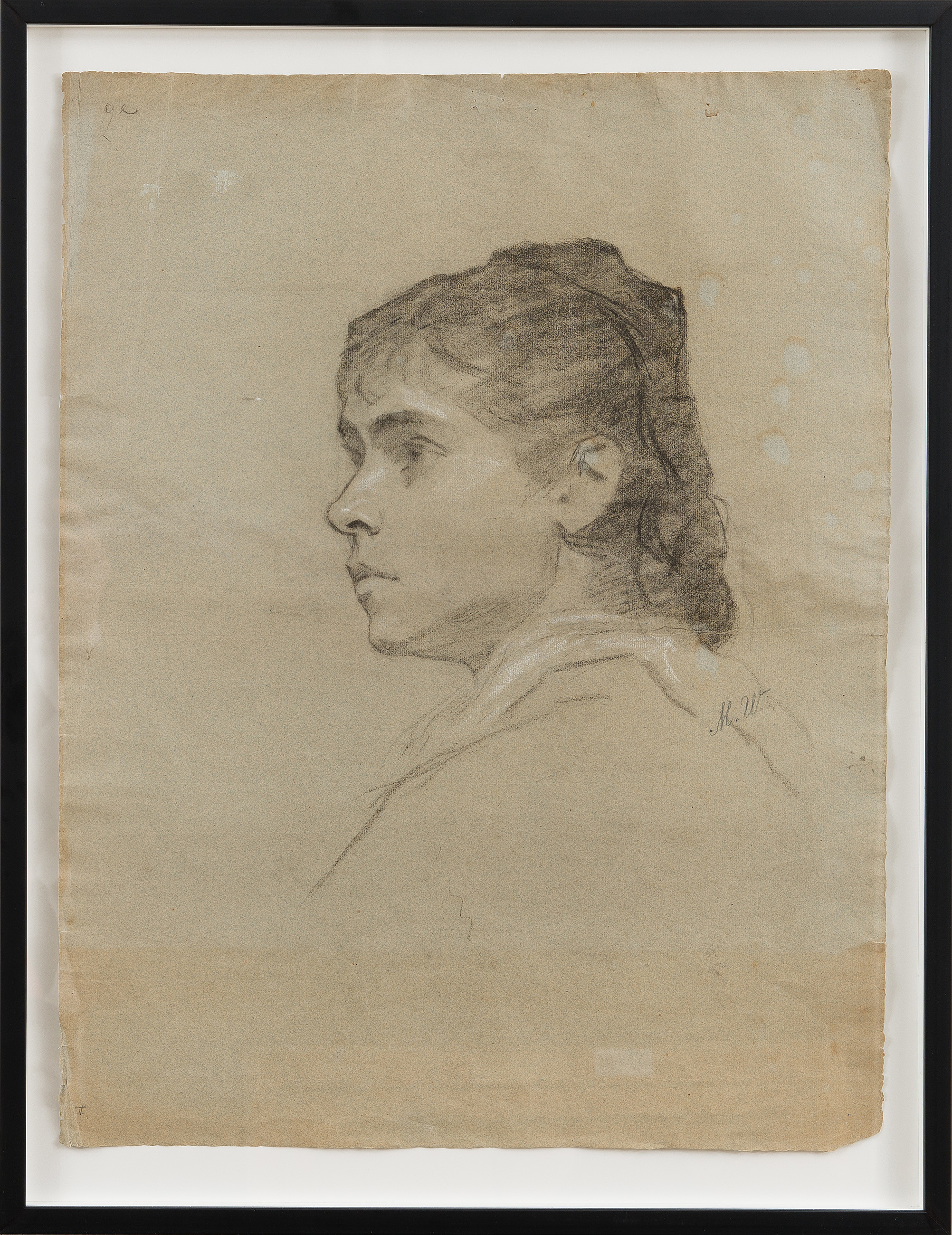 MARIA WIIK, STUDIE AV DAM. - Bukowskis