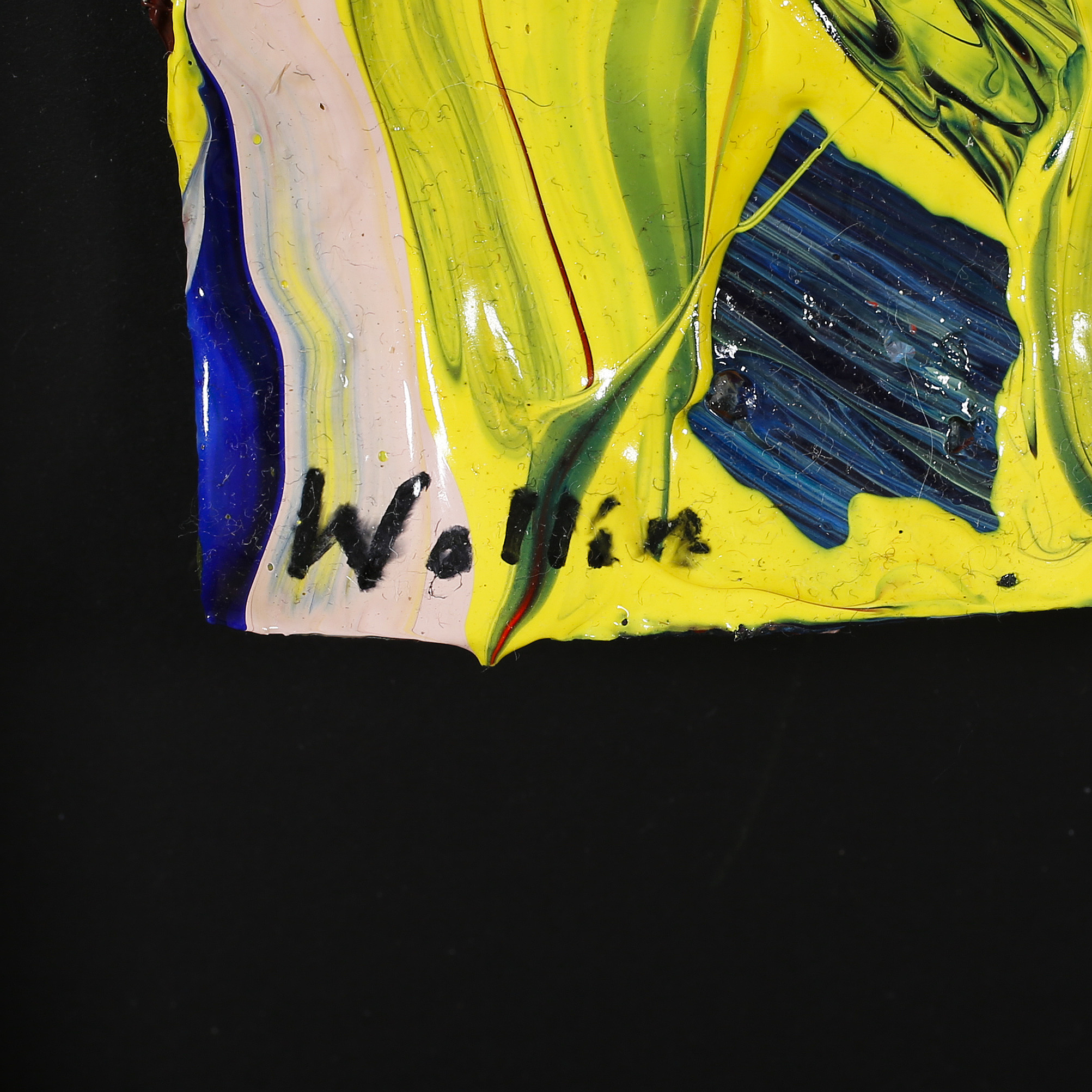 ANDERS WOLLIN, oil on paper, signed. - Bukowskis