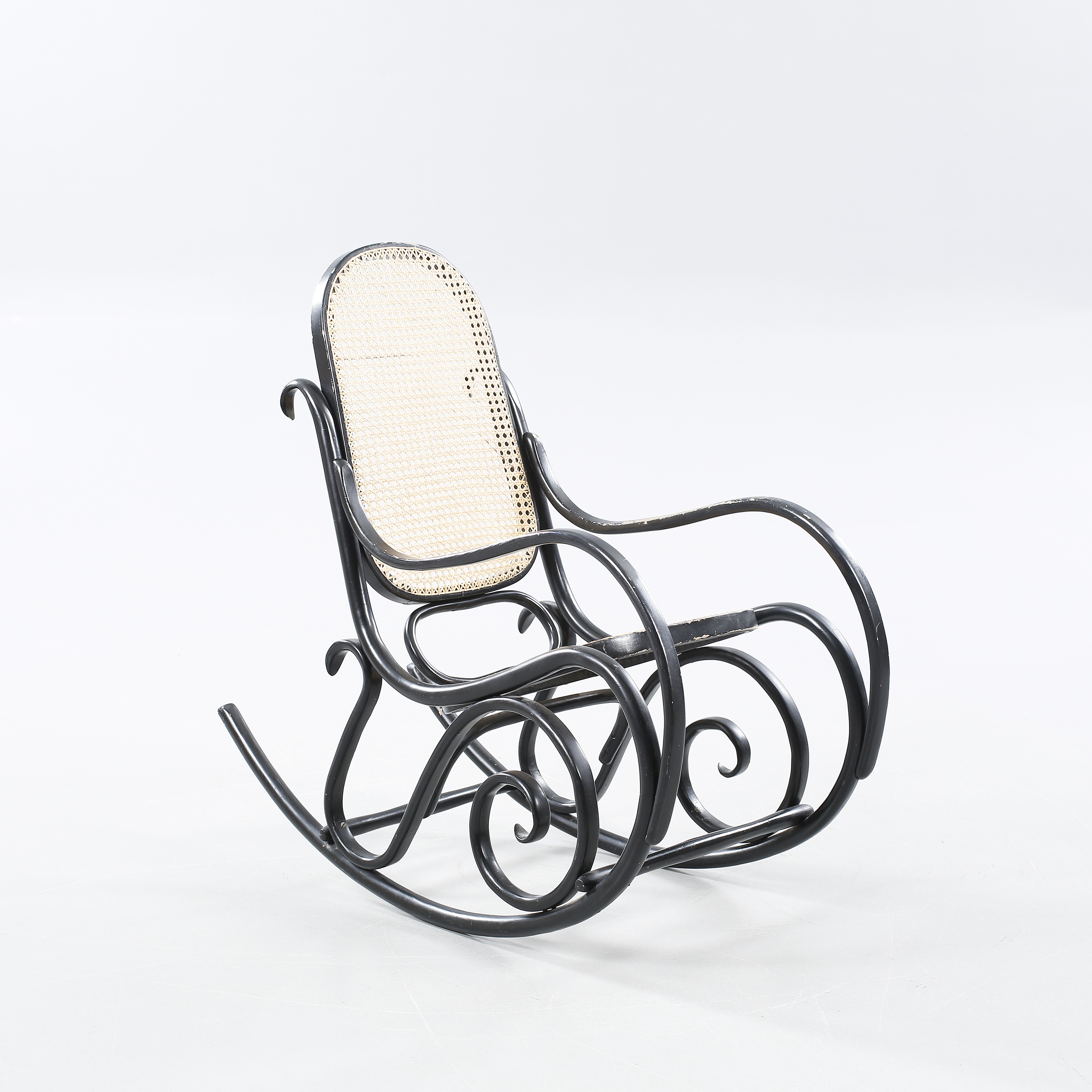 A Thonet style rocking chair, second half of the 20th century. - Bukowskis