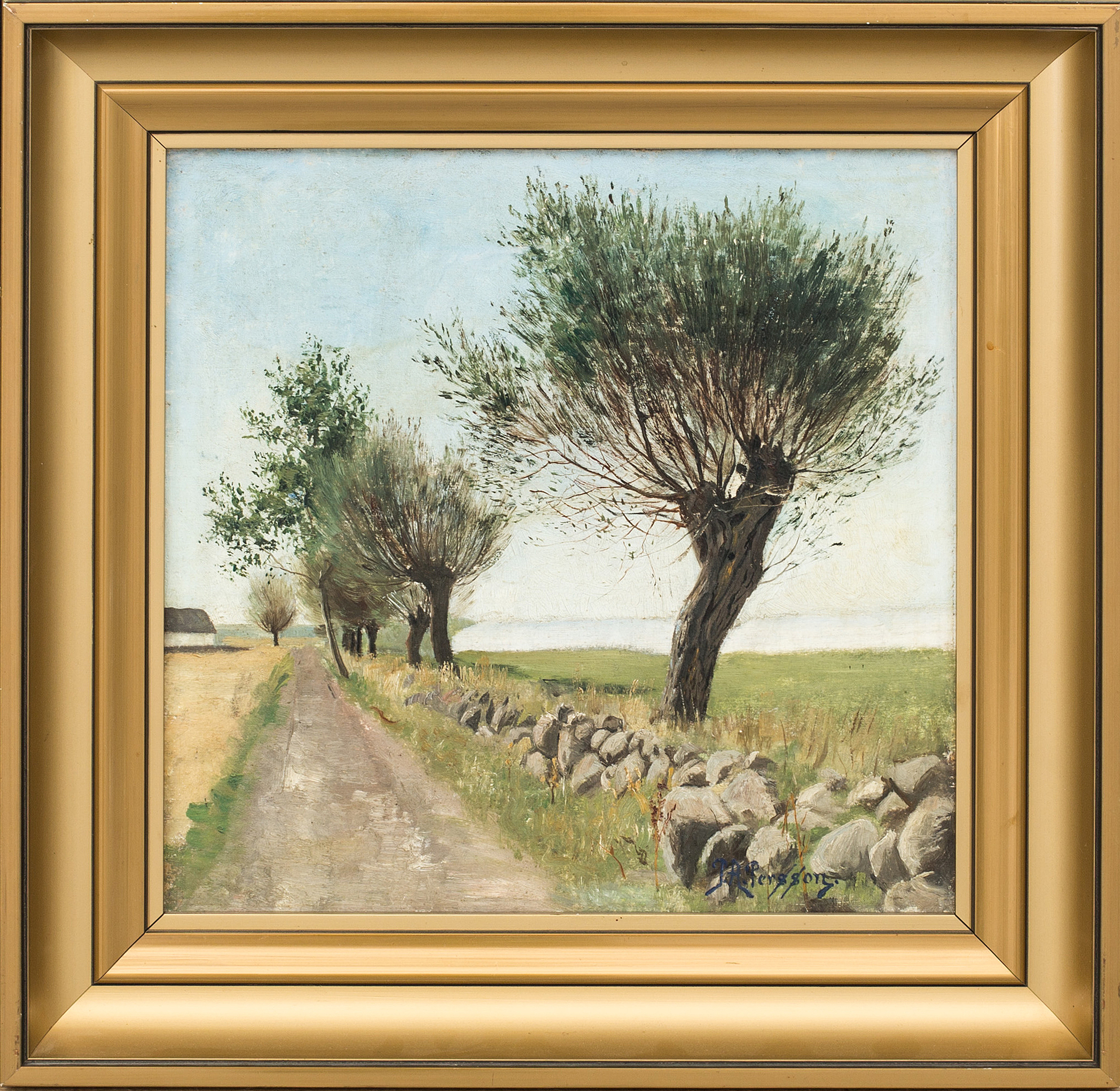 P A PERSSON, olja på duk signerad. - Bukowskis