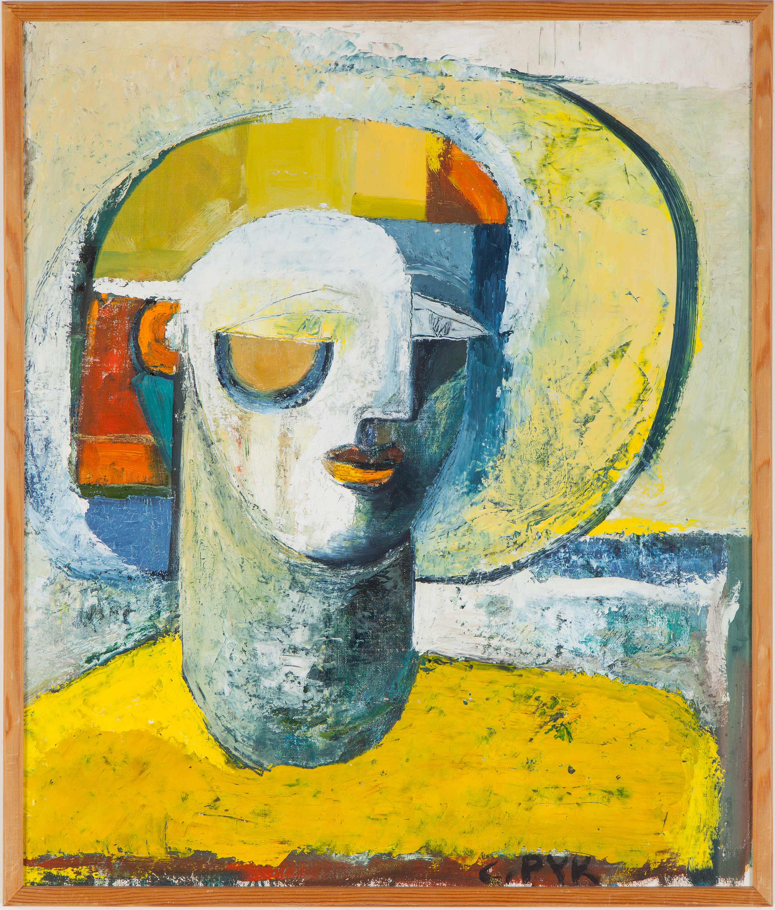 CAMILLA PYK, oil on canvas mounted on board, signed. - Bukowskis