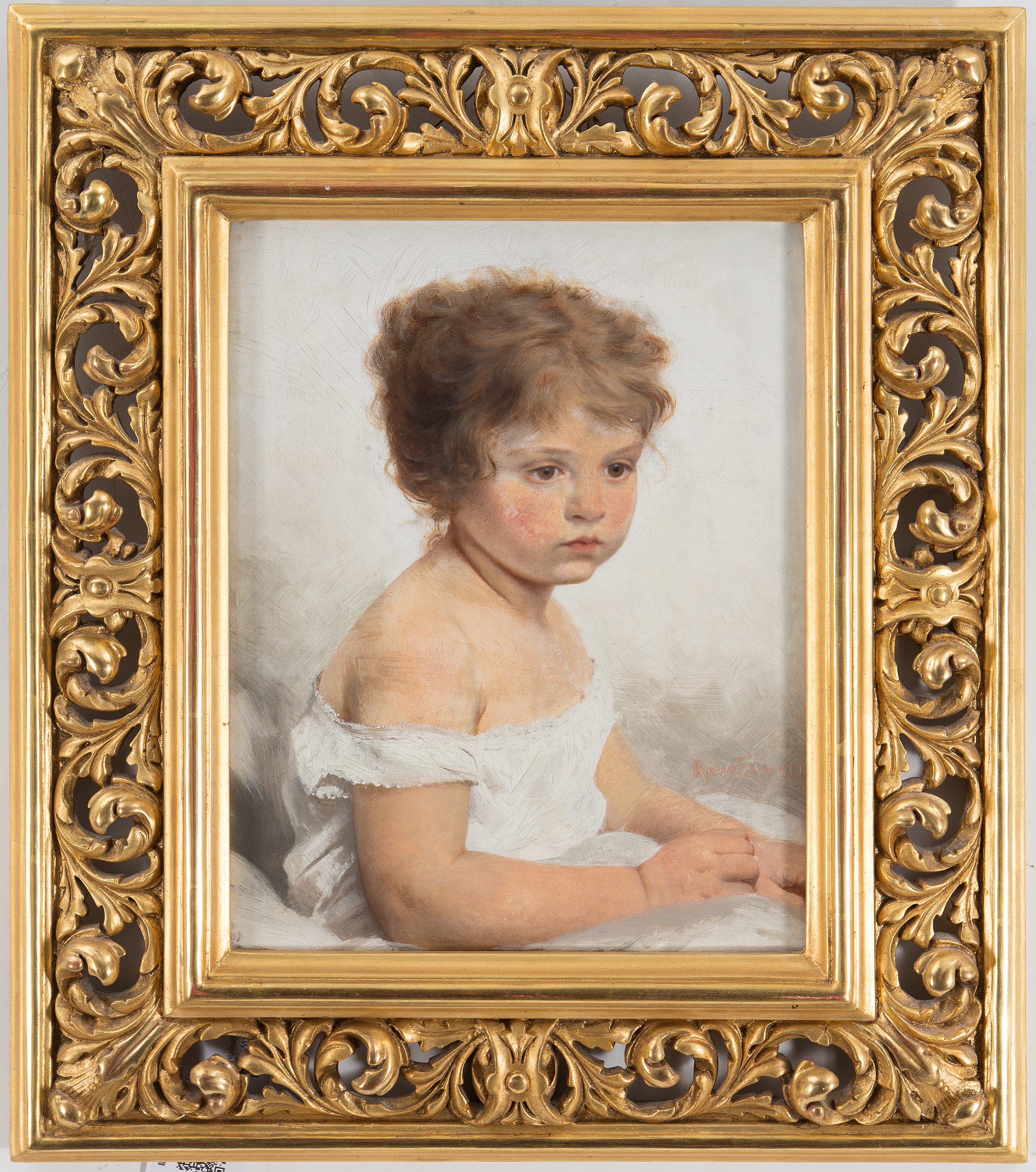 KNUT EKWALL, olja på pannå, signerad. - Bukowskis