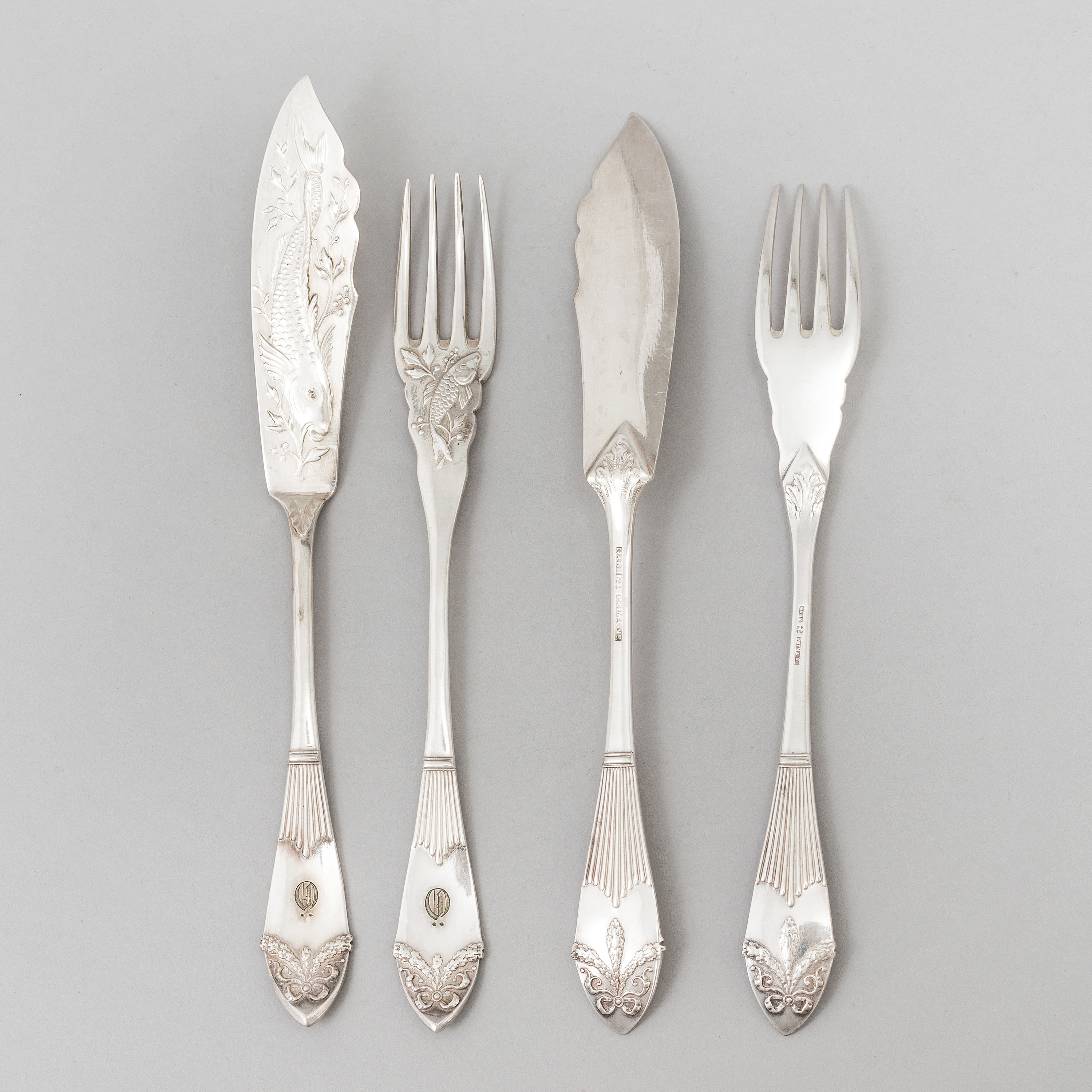24 items of plated cutlery. - Bukowskis