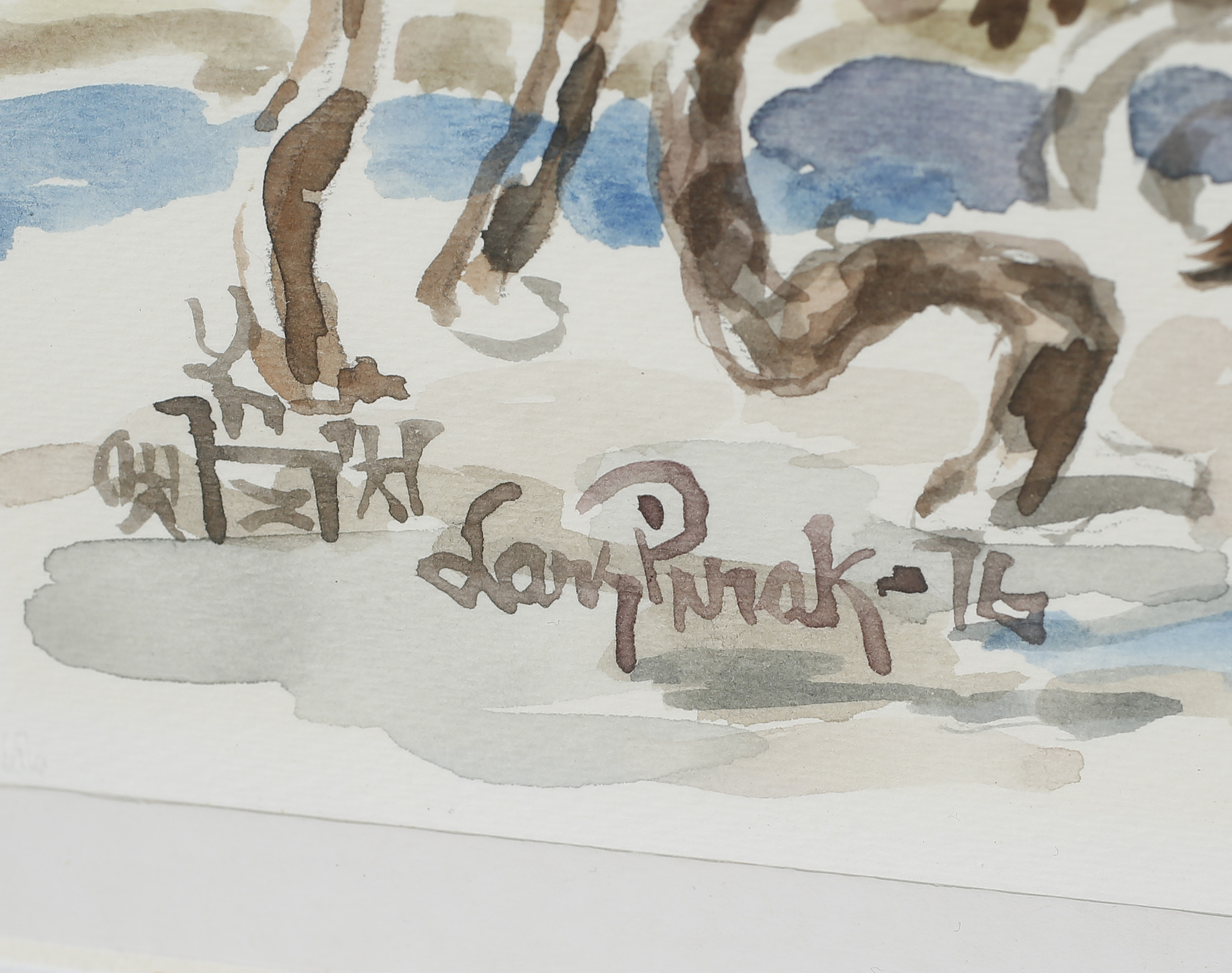 LARS PIRAK, akvarell, signerad och daterad -76. - Bukowskis