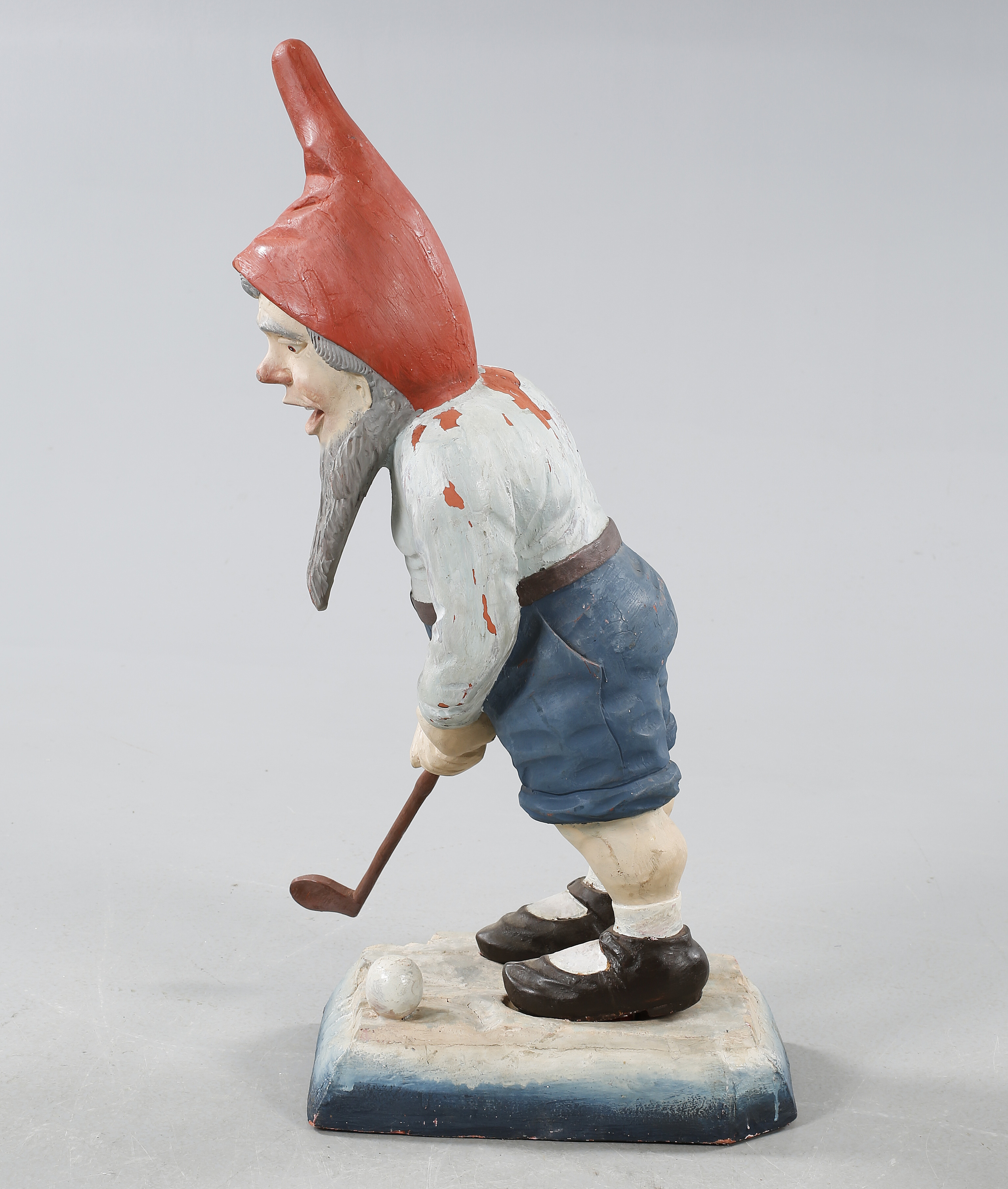 A golf playing elf, second half of the 20th century. - Bukowskis