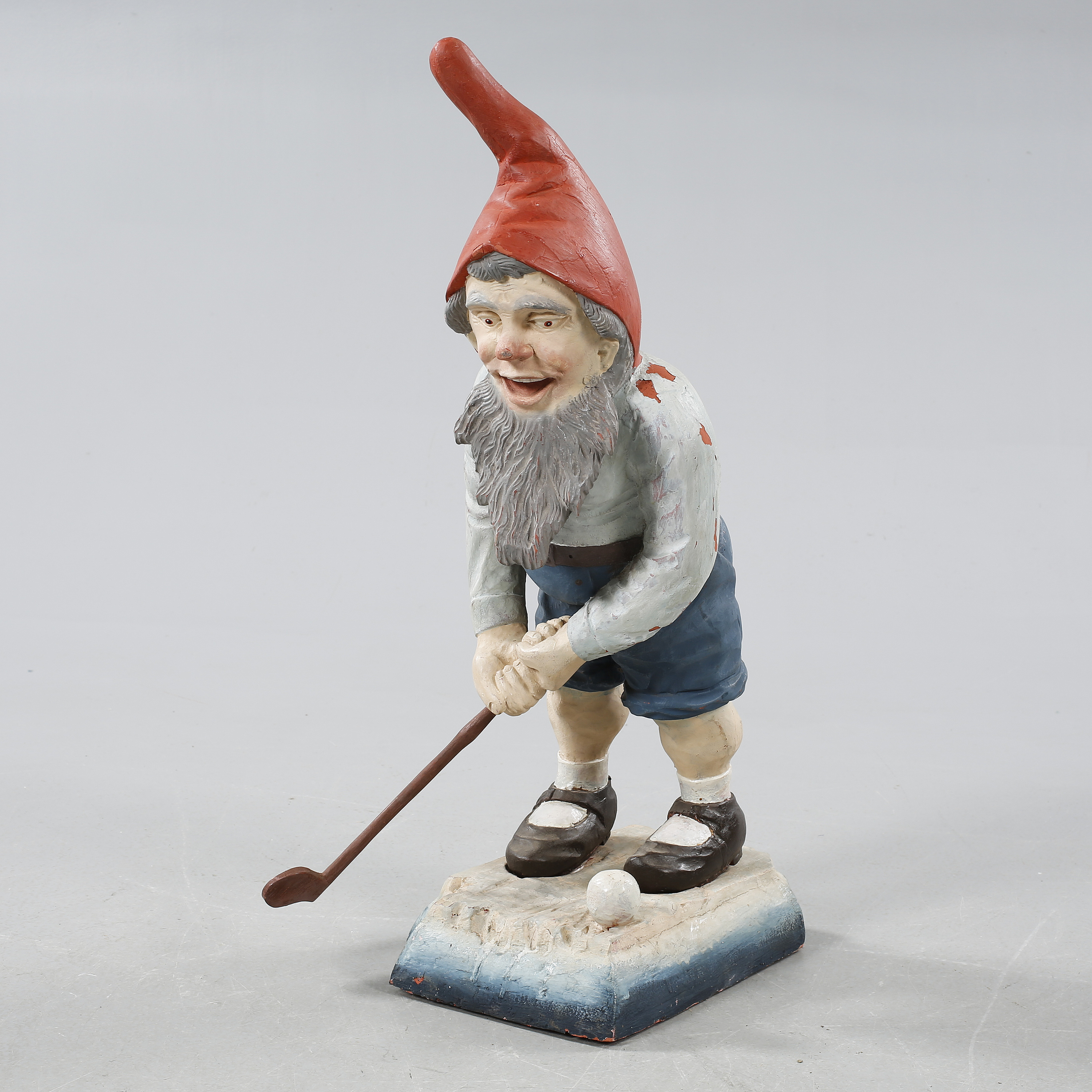 A golf playing elf, second half of the 20th century. - Bukowskis