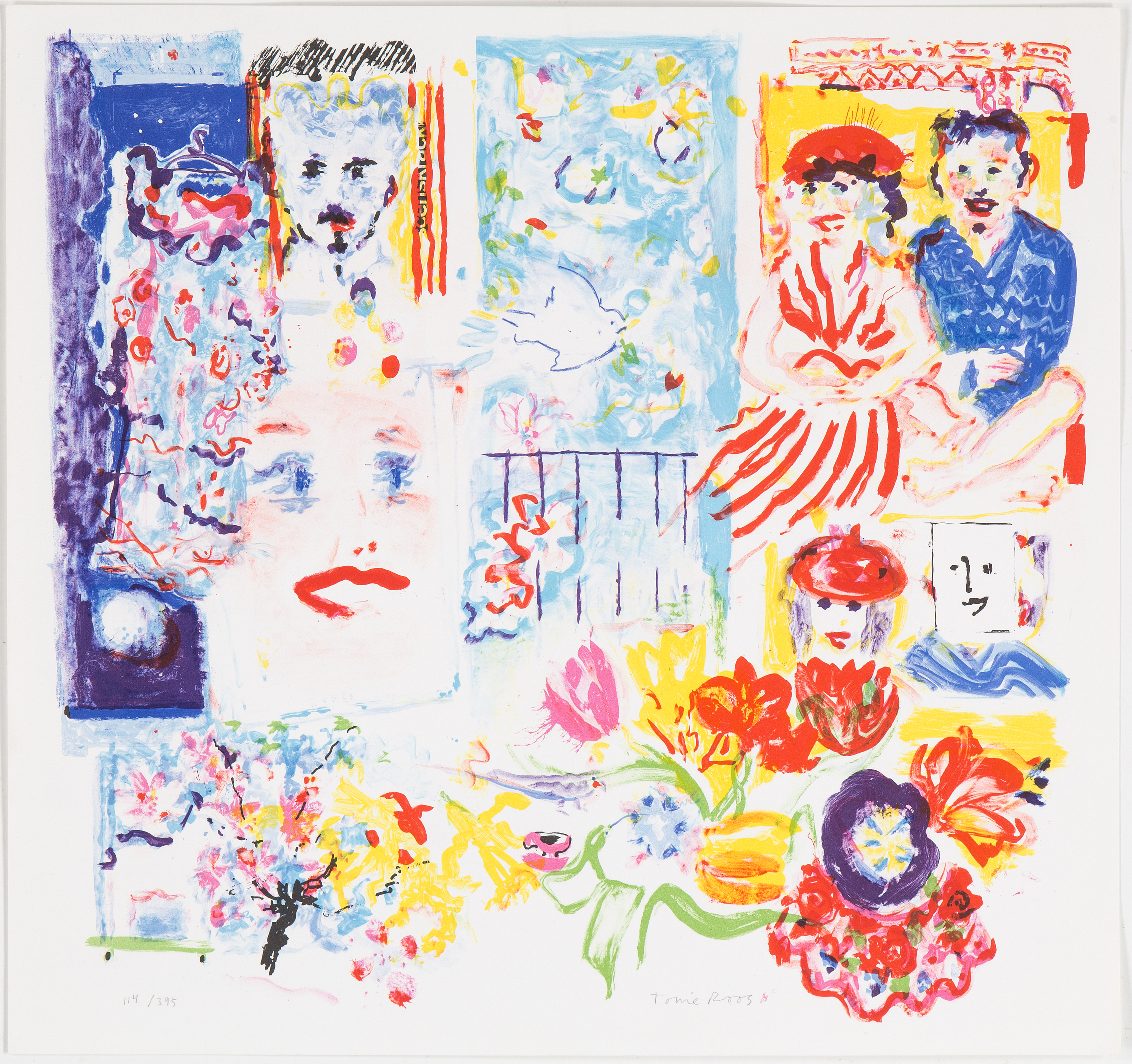 TONIE ROOS, two litographs, signed and numbered HC and 114/395. - Bukowskis