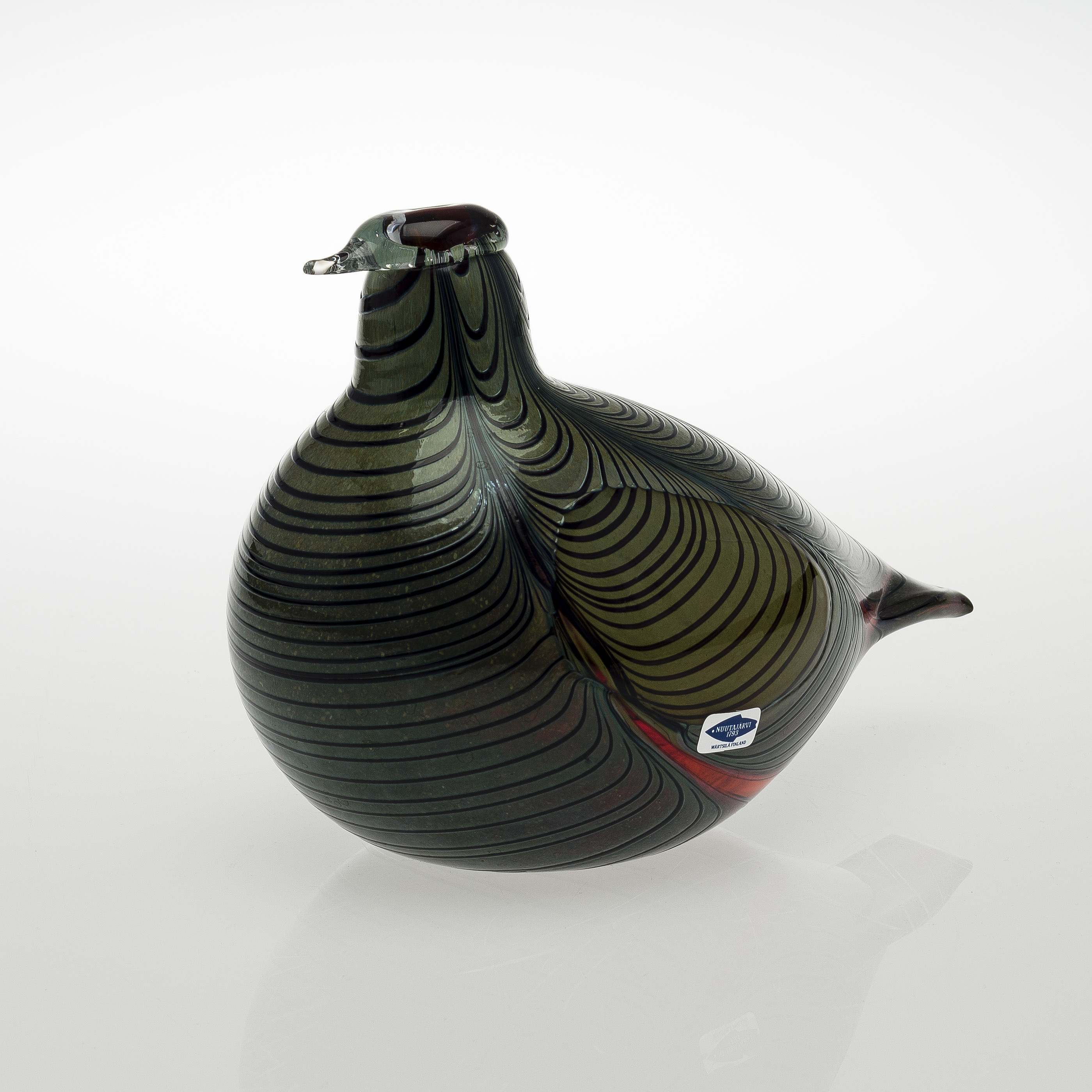 OIVA TOIKKA, BIRD, glass, signed O. Toikka Nuutajärvi. - Bukowskis