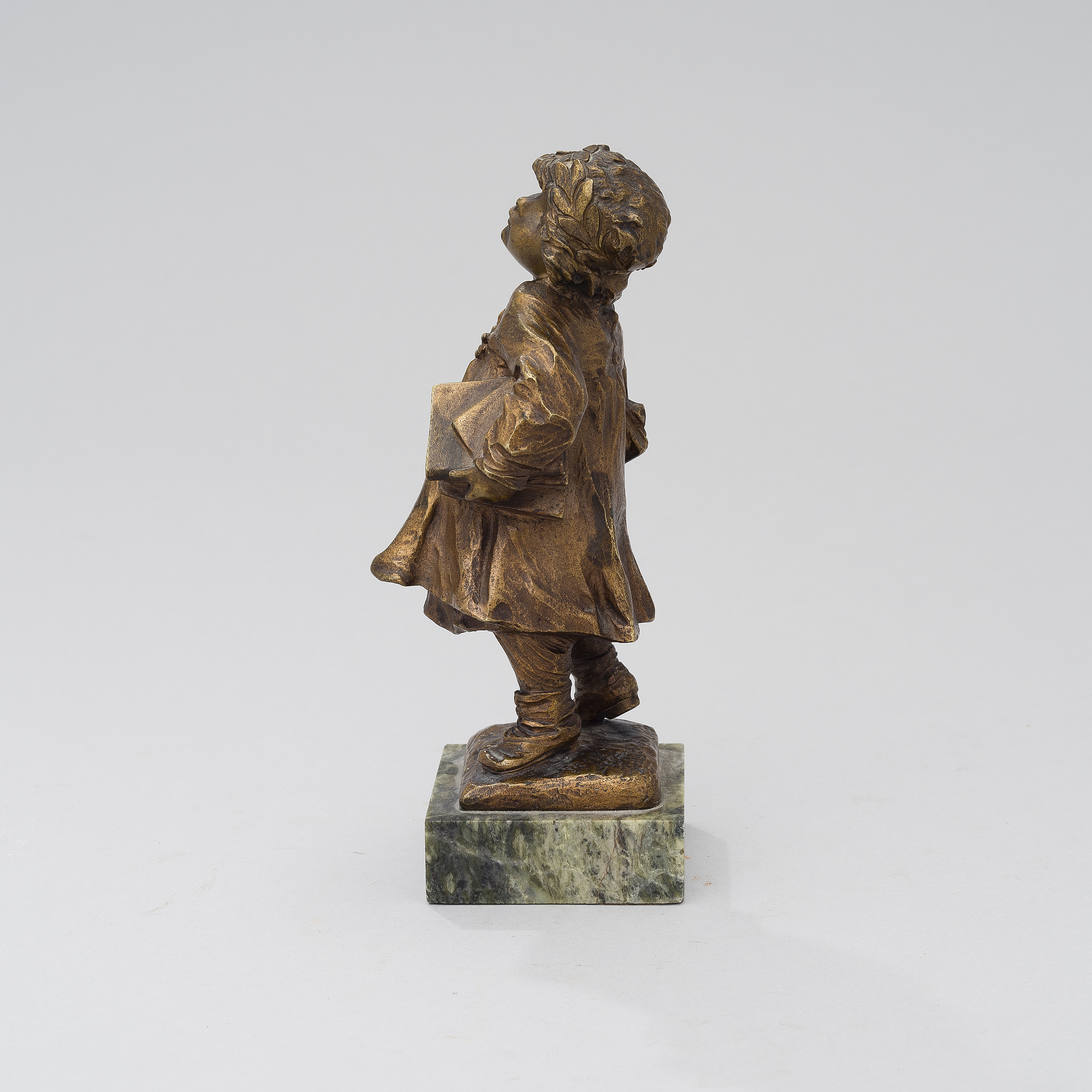 LUCIEN ALLIOT, SKULPTUR, brons, signerad L. Alliot. - Bukowskis