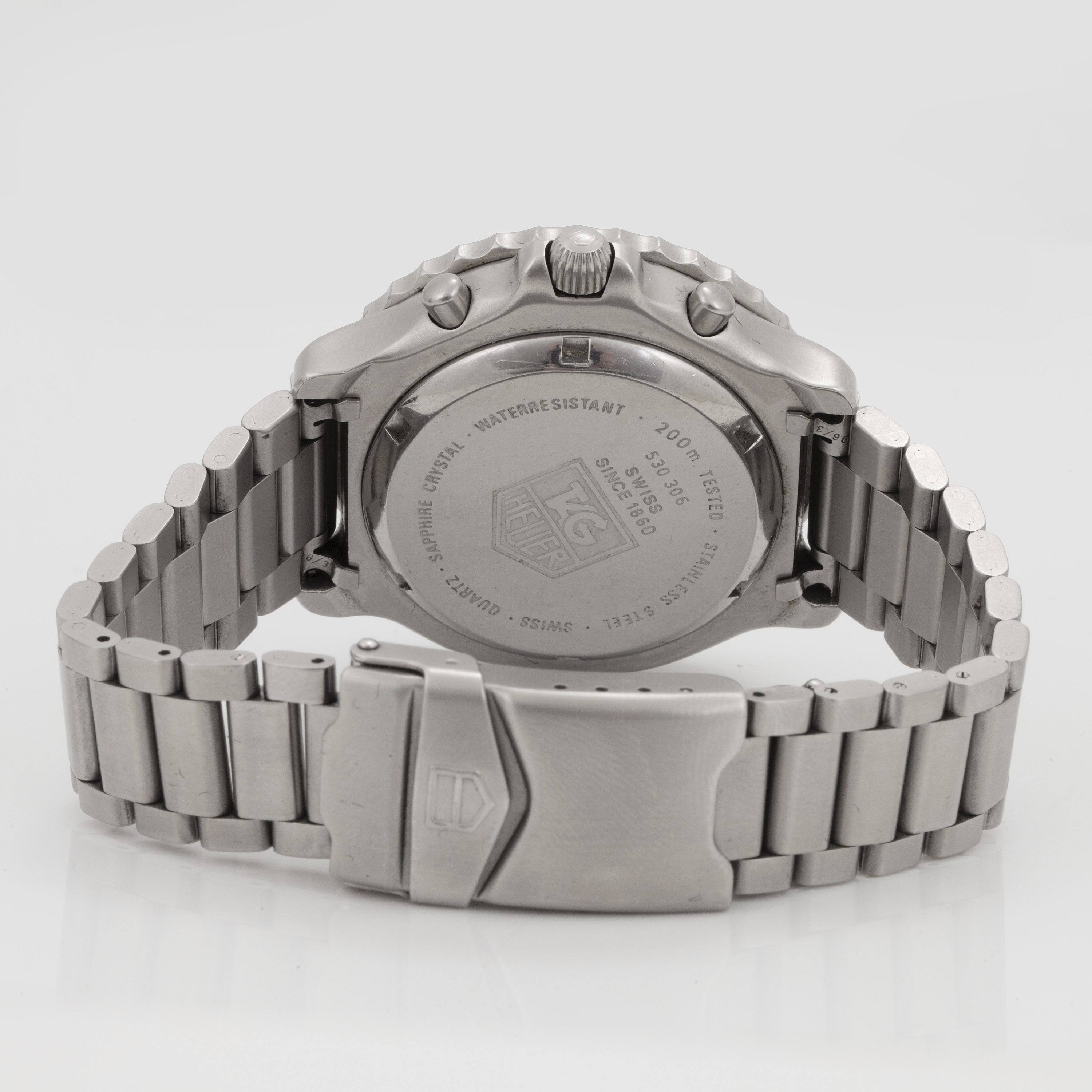 TAG HEUER, Pilot (200 Meters), chronograph, wristwatch, 42 mm, - Bukowskis