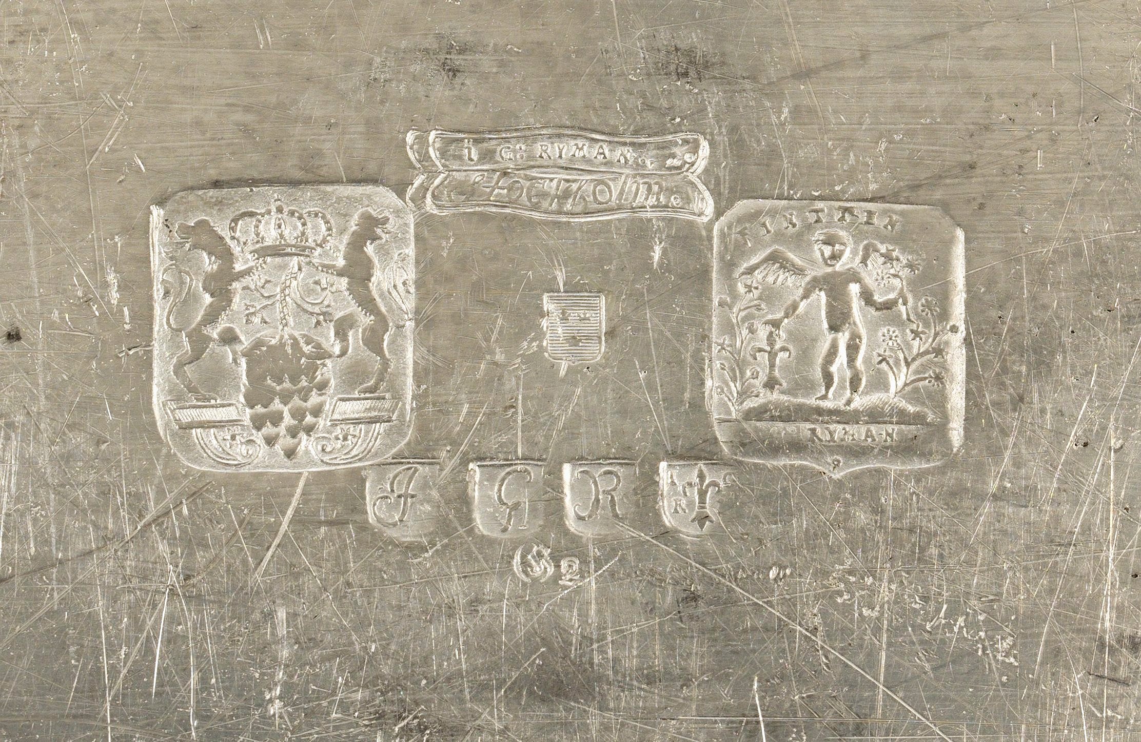 FAT, av Johan Gustaf Ryman, Stockholm 1785. Rokoko. - Bukowskis