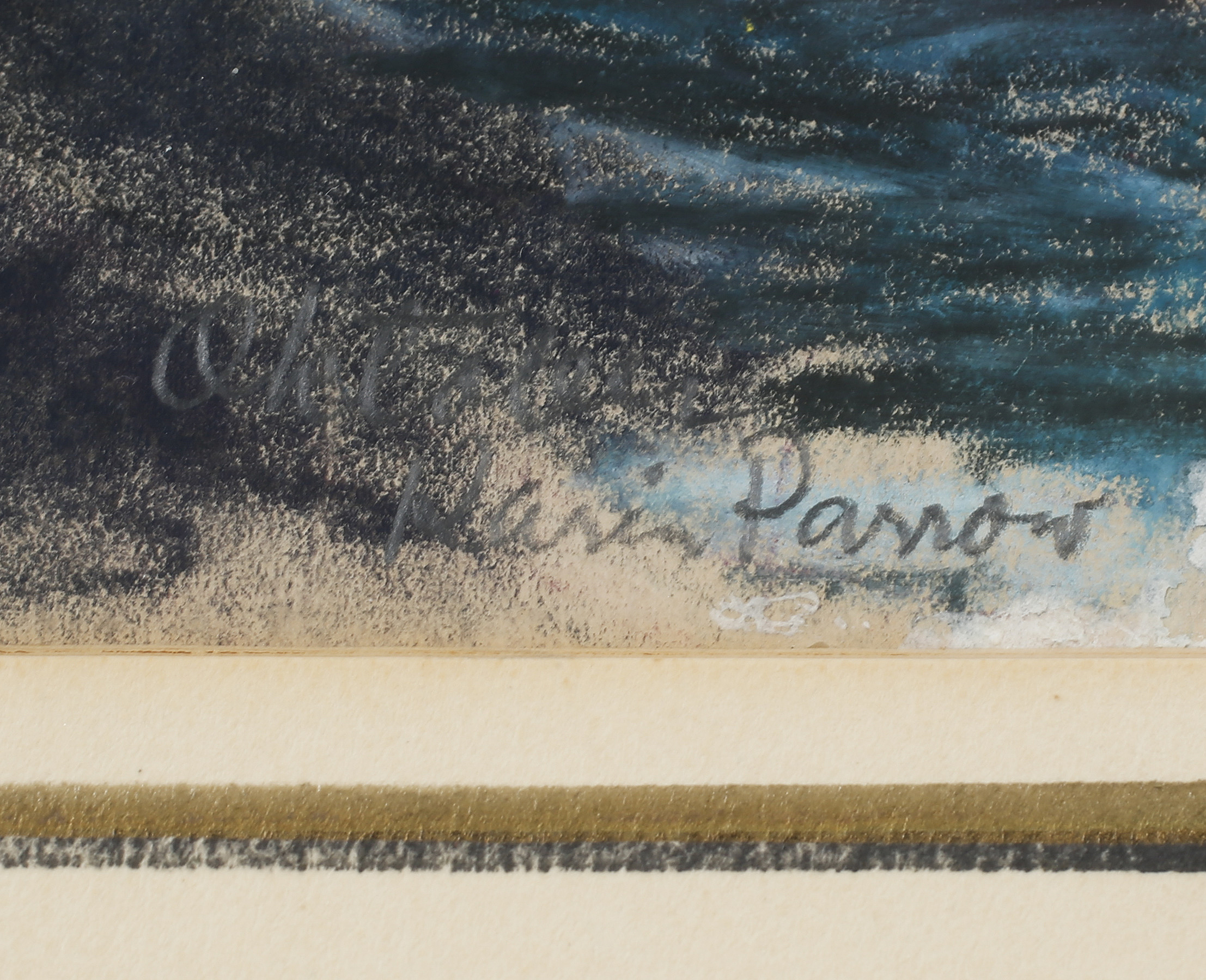 Pastel drawing by KARIN PARROW, signed. - Bukowskis