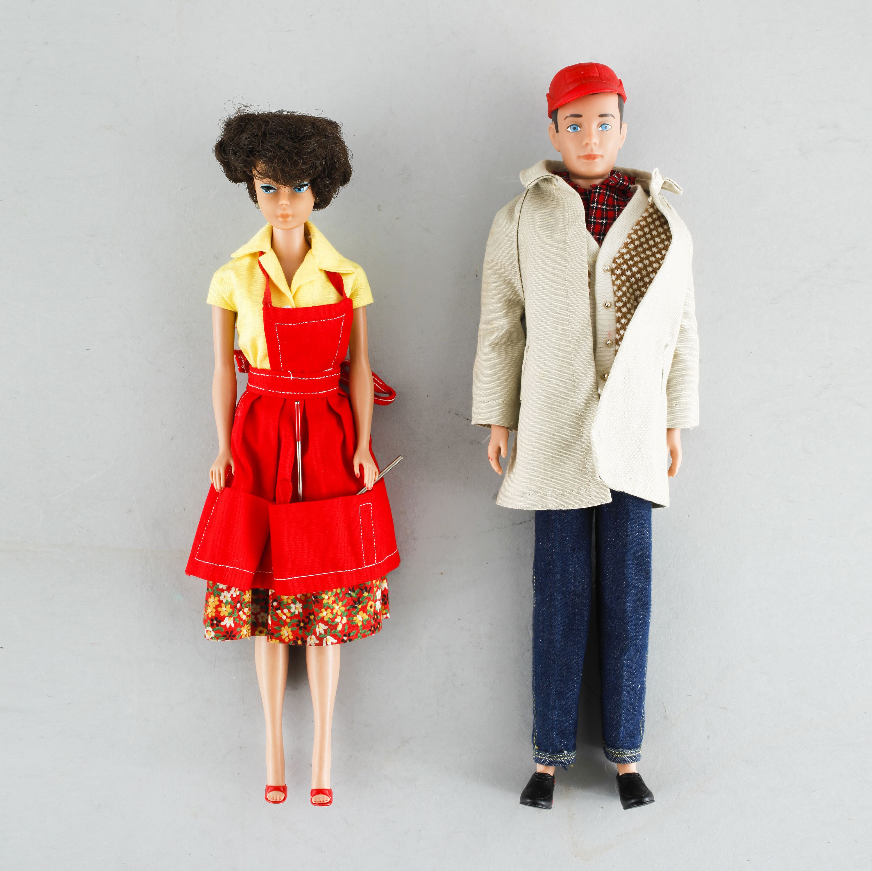 Two Barbie dolls from Mattel, 1960s. - Bukowskis