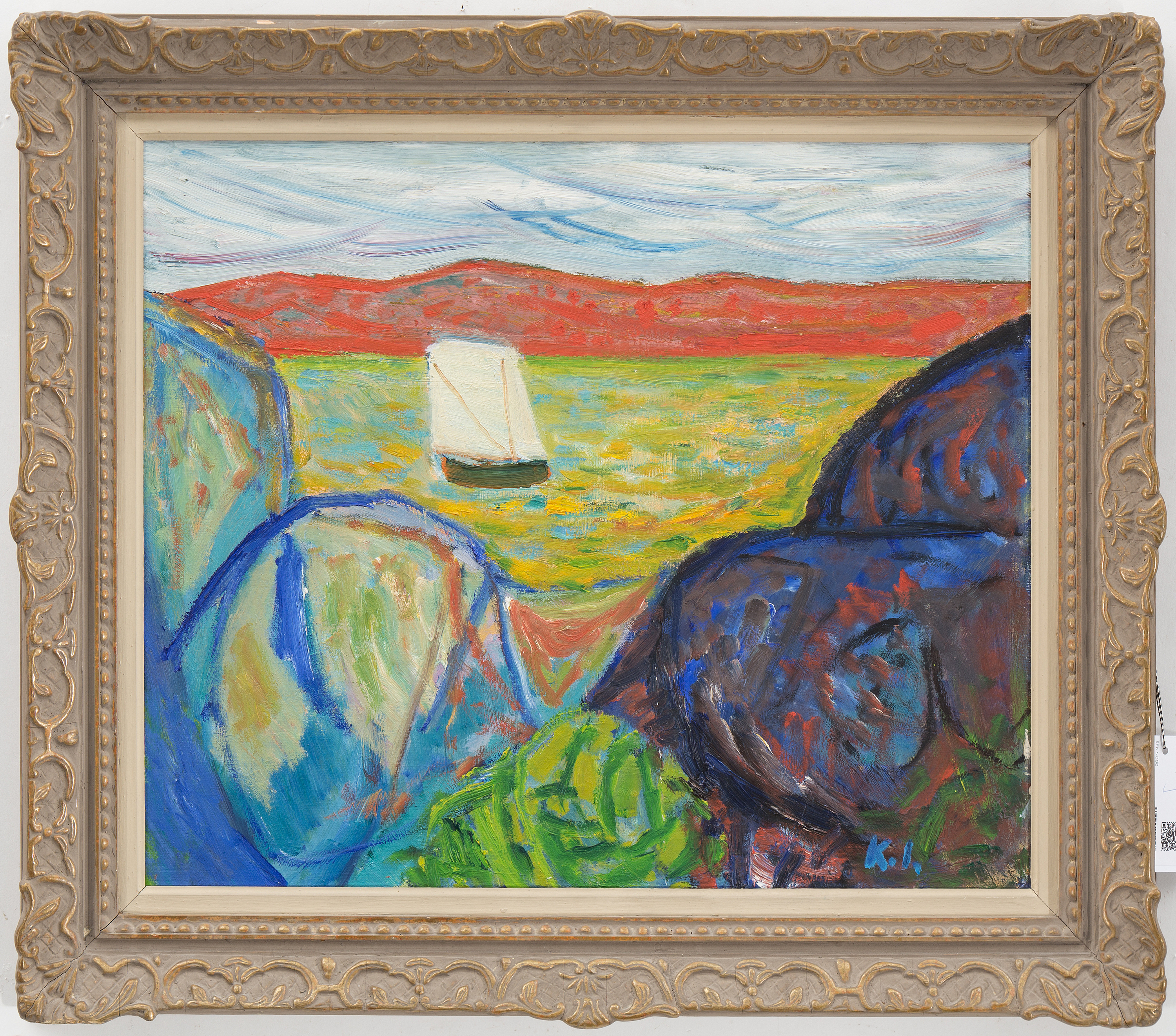 KNUT IRWE, oil on board, signed. - Bukowskis