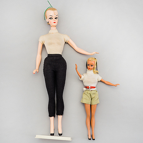 BILD-LILLI, doll, Germany, 1955-1964 and HONG KONG LILLI, made in Hong ...