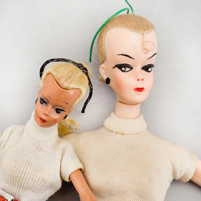 BILD-LILLI, doll, Germany, 1955-1964 and HONG KONG LILLI, made in Hong ...