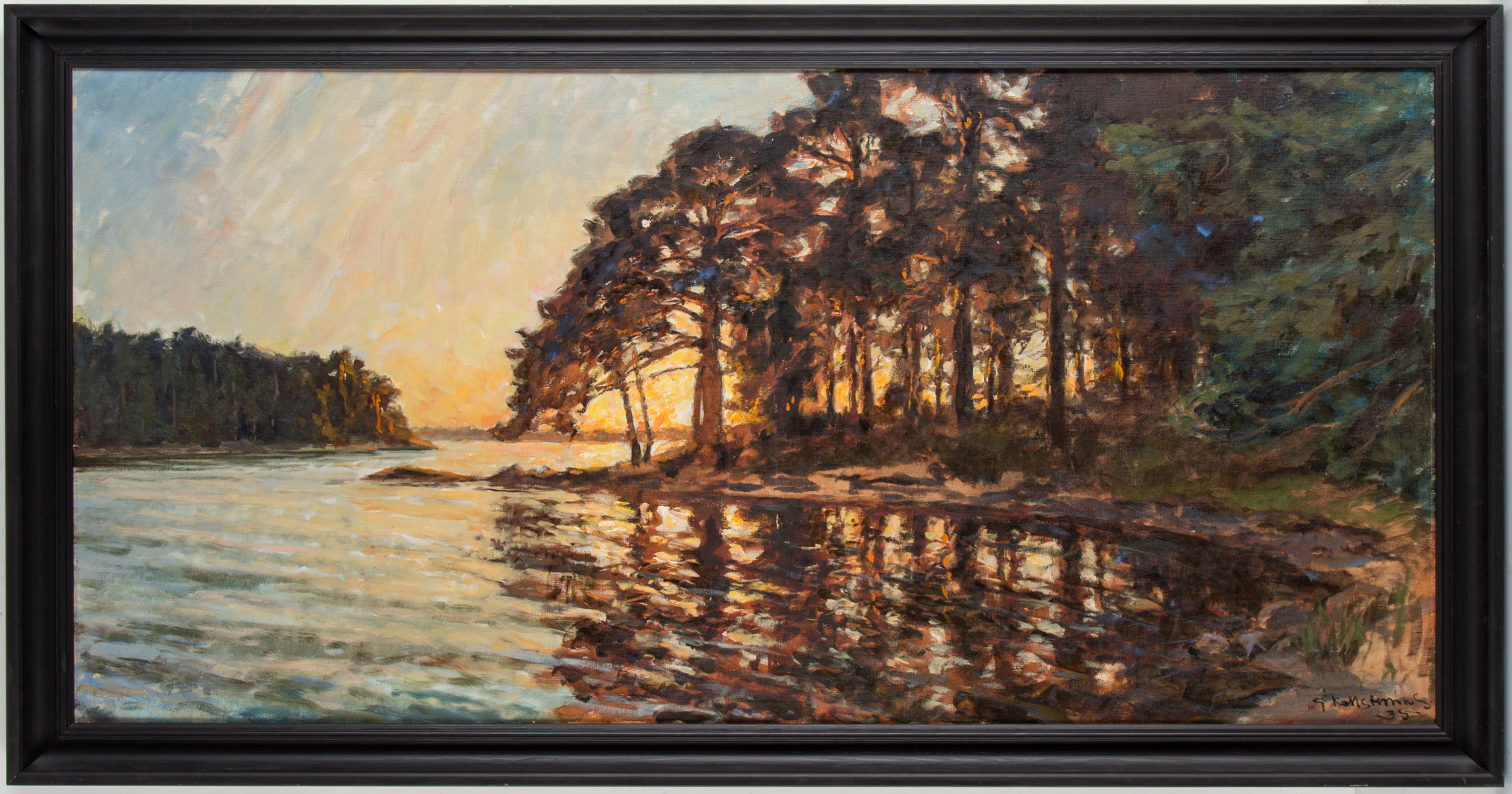 GOTTFRID KALLSTENIUS, oil on canvas. Signed and dated 35. - Bukowskis