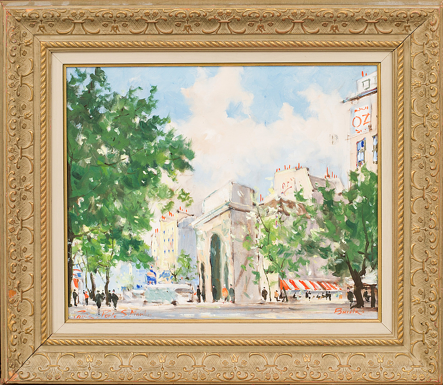 HANS BENDIX, olja på duk, signerad. - Bukowskis