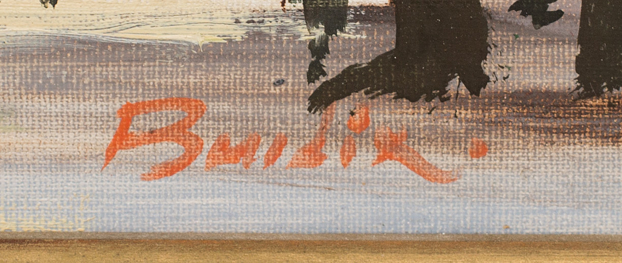 HANS BENDIX, olja på duk, signerad. - Bukowskis