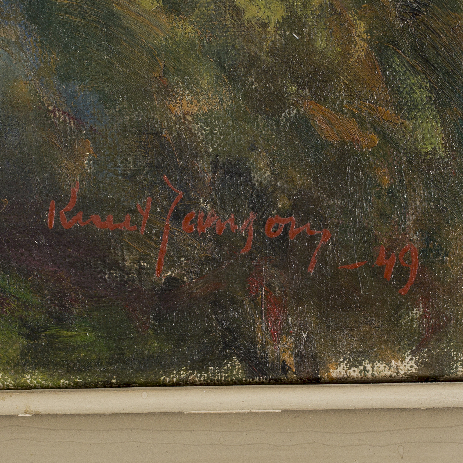 KNUT JANSON, oil on canvas, signed. - Bukowskis