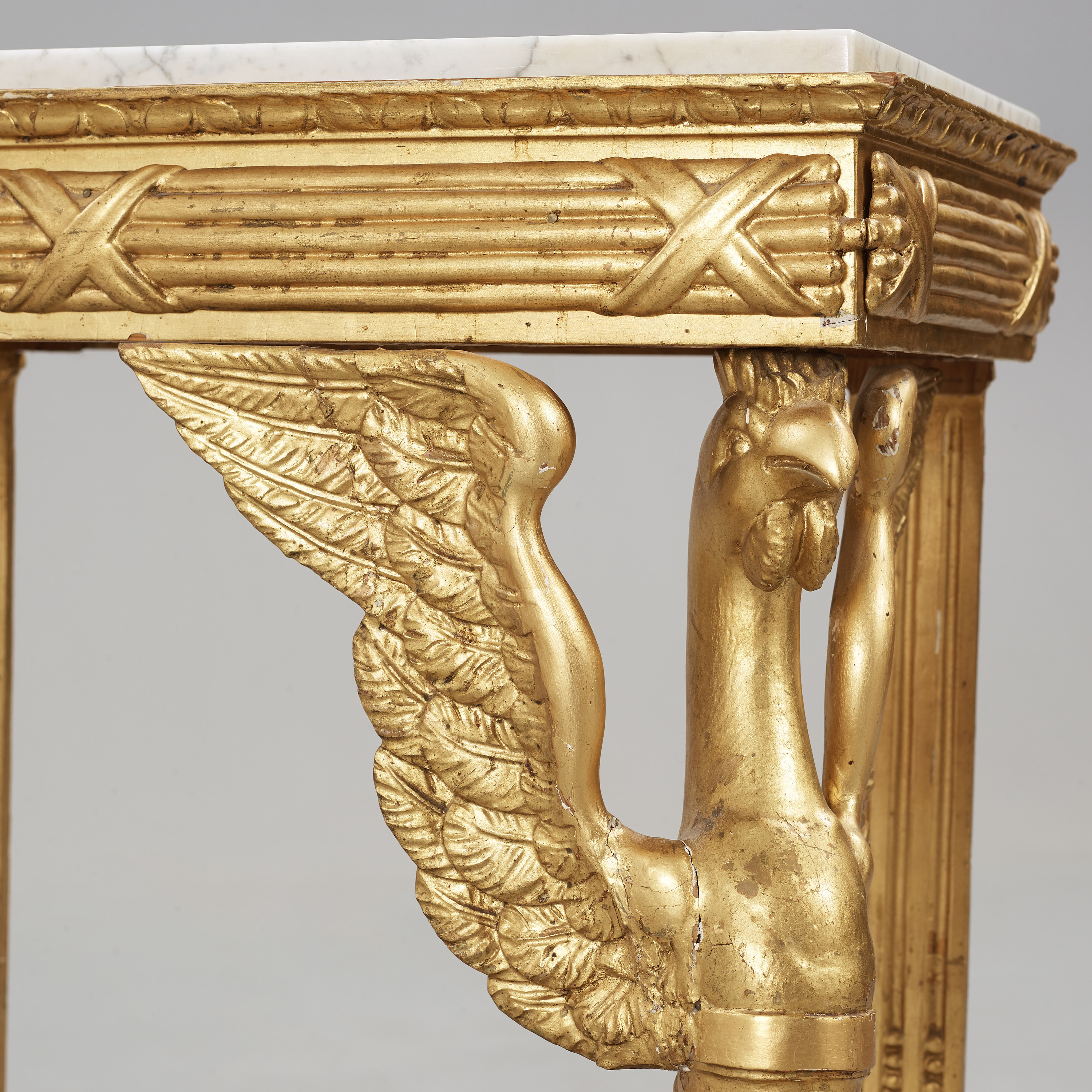 A 19th century Empire console table. - Bukowskis