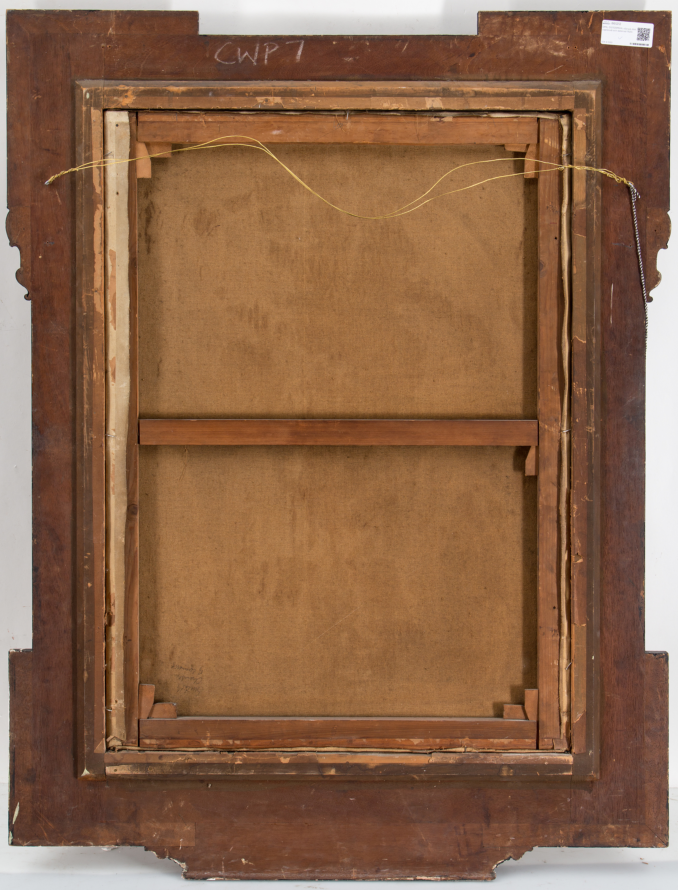 EMIL ÖSTERMAN, olja på duk, signerad och daterad 1920. - Bukowskis