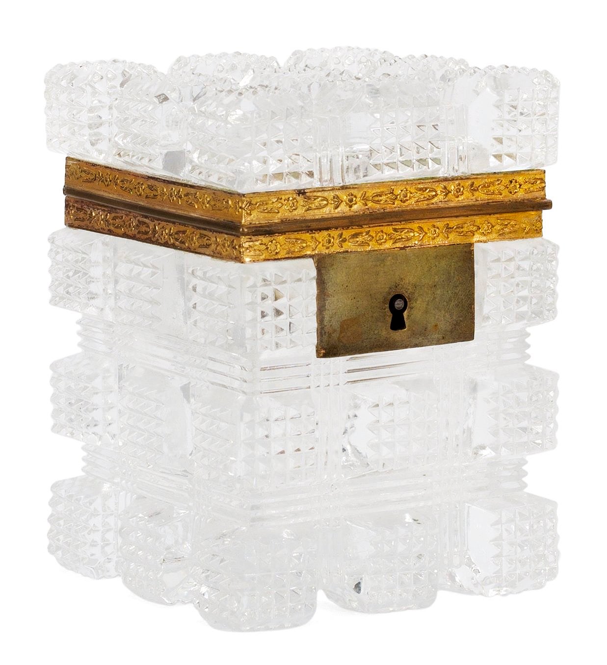 An 19th century glass casket. - Bukowskis