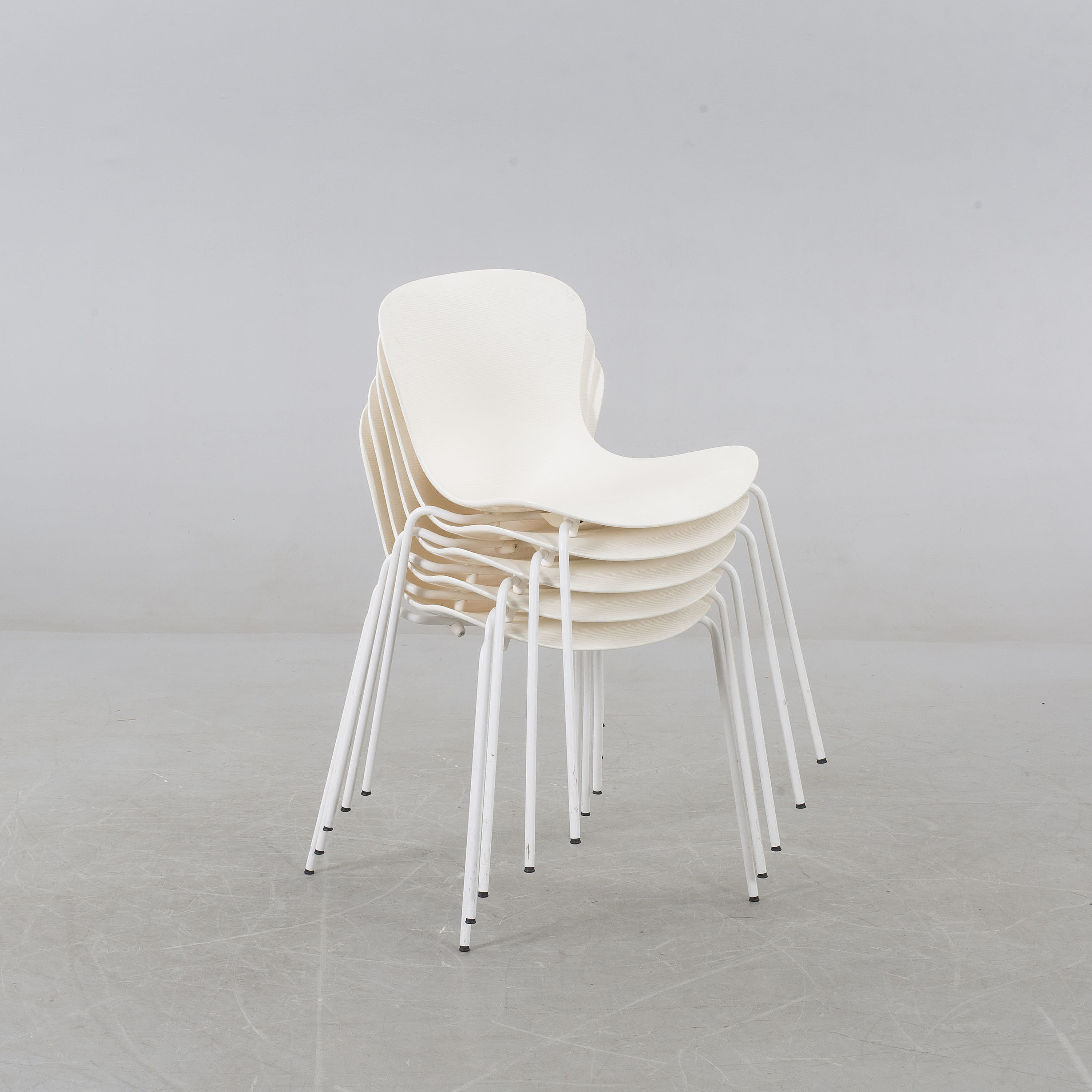 KASPER SALTO, stolar 5 st, "KS 50" för Republic of Fritz Hansen 2011 ...