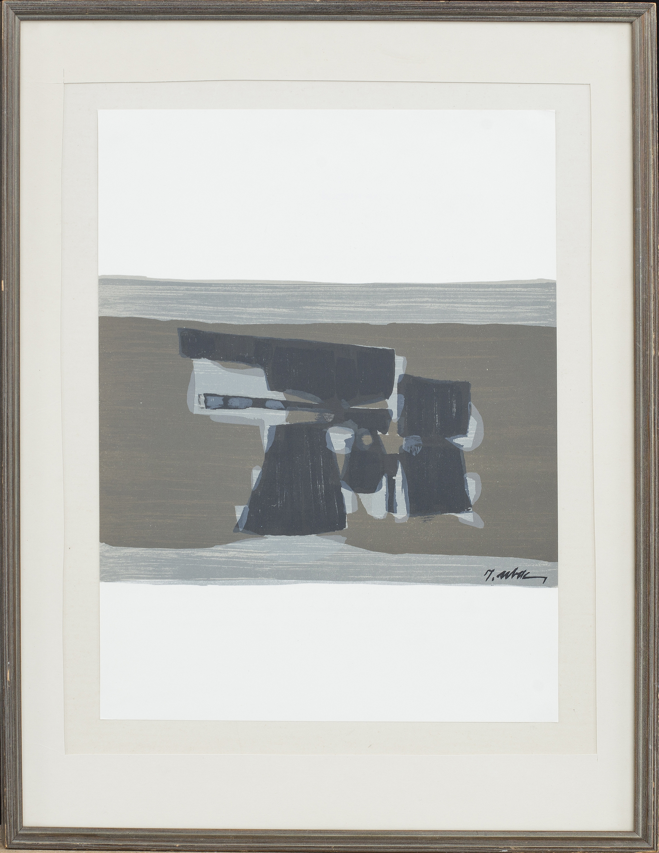 RAOUL UBAC, originalfärglitografi, 1964, signerad i trycket. - Bukowskis