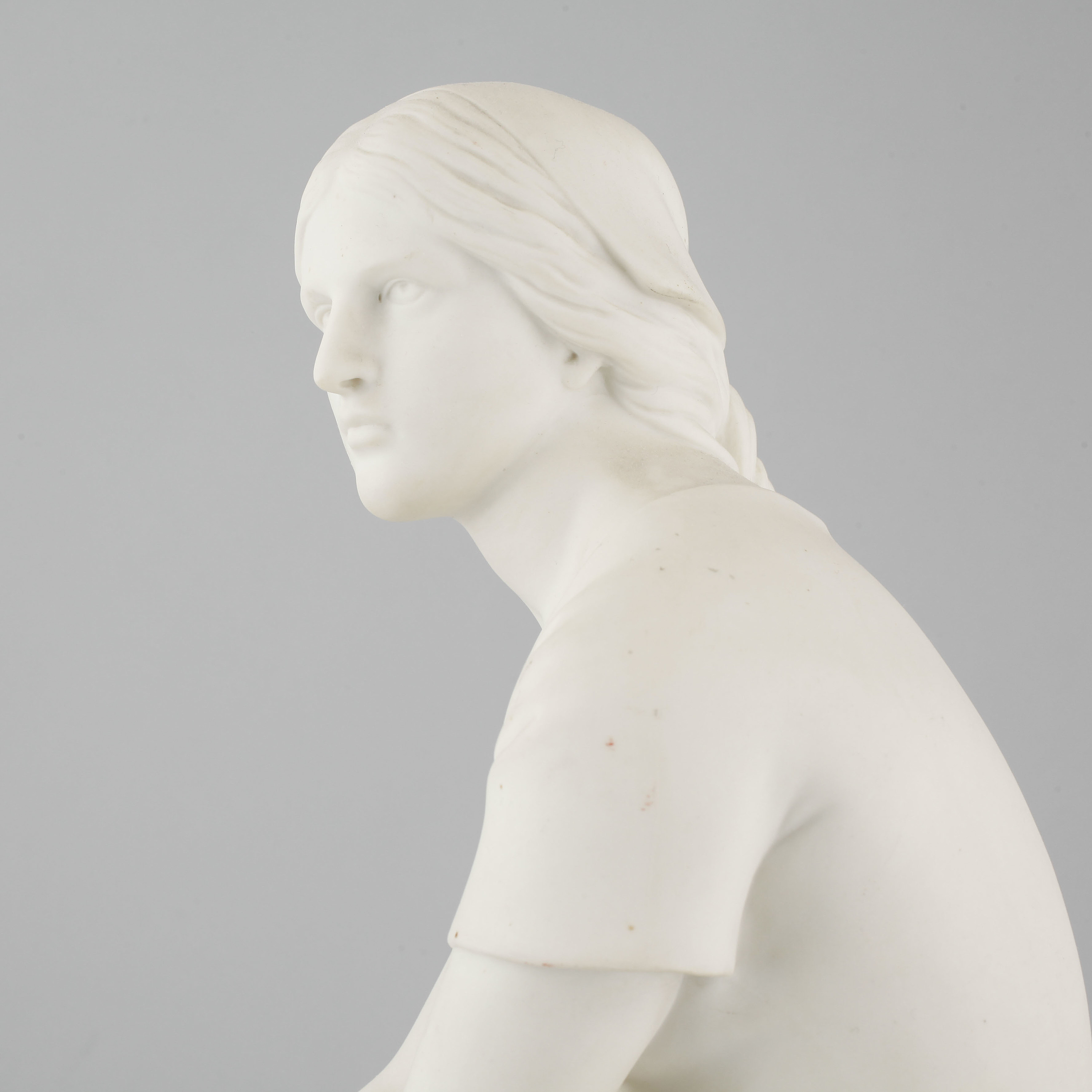 Parian ware figurine from Gustavsberg, dated 1898. - Bukowskis