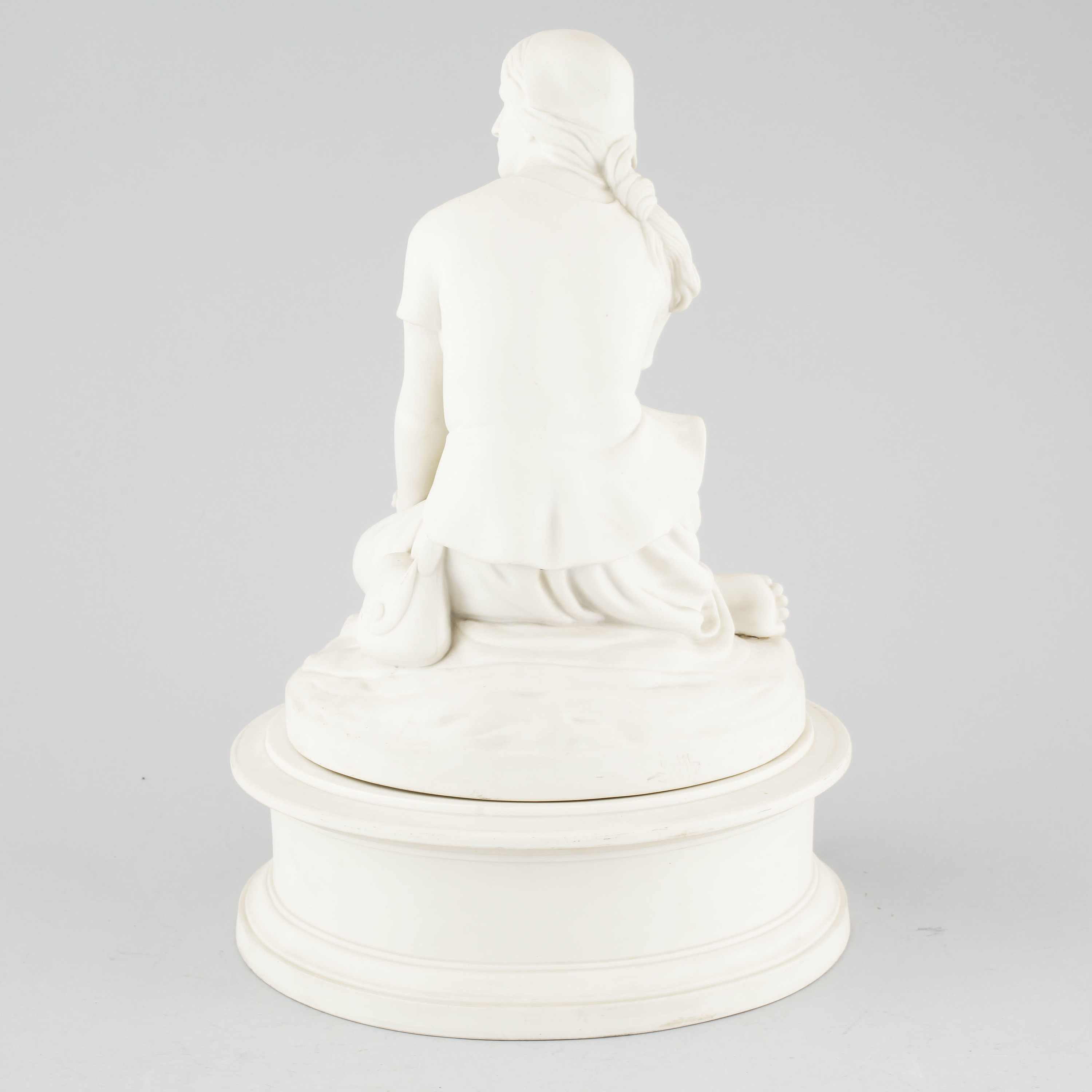 Parian ware figurine from Gustavsberg, dated 1898. - Bukowskis