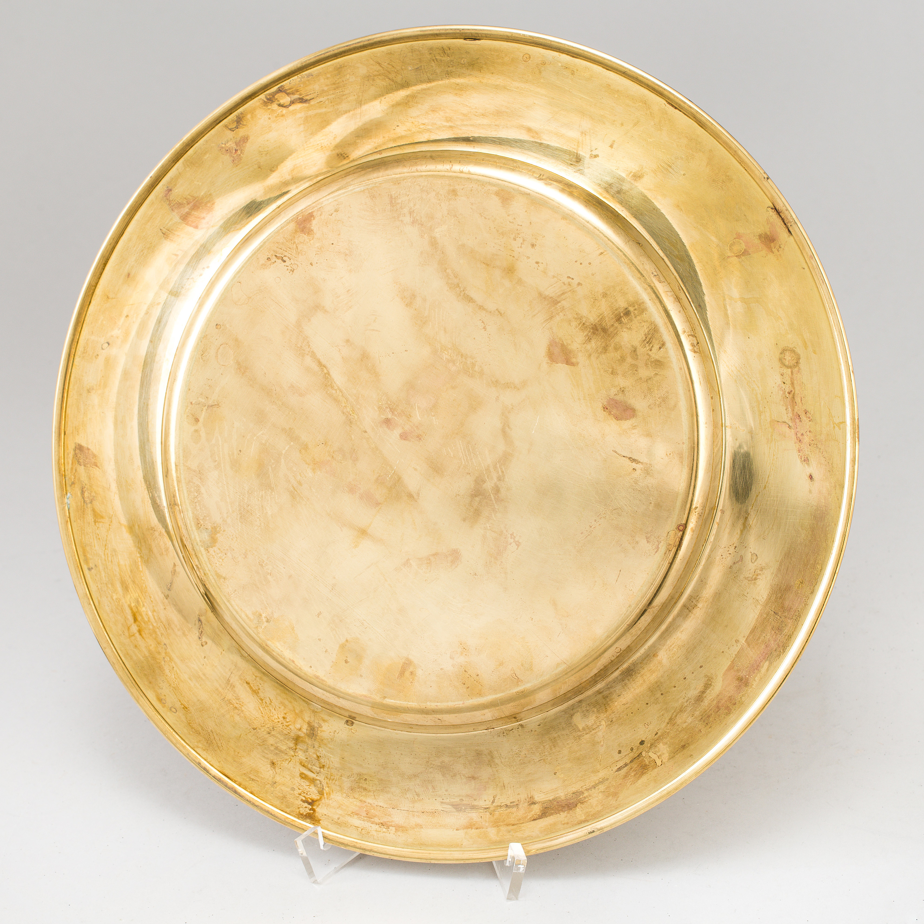 10 brass under plates from Stelton Brassware, Denmark. - Bukowskis