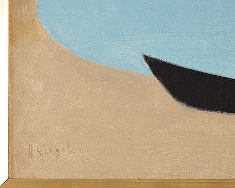 AXEL KARGEL, oil on board. Signed. - Bukowskis