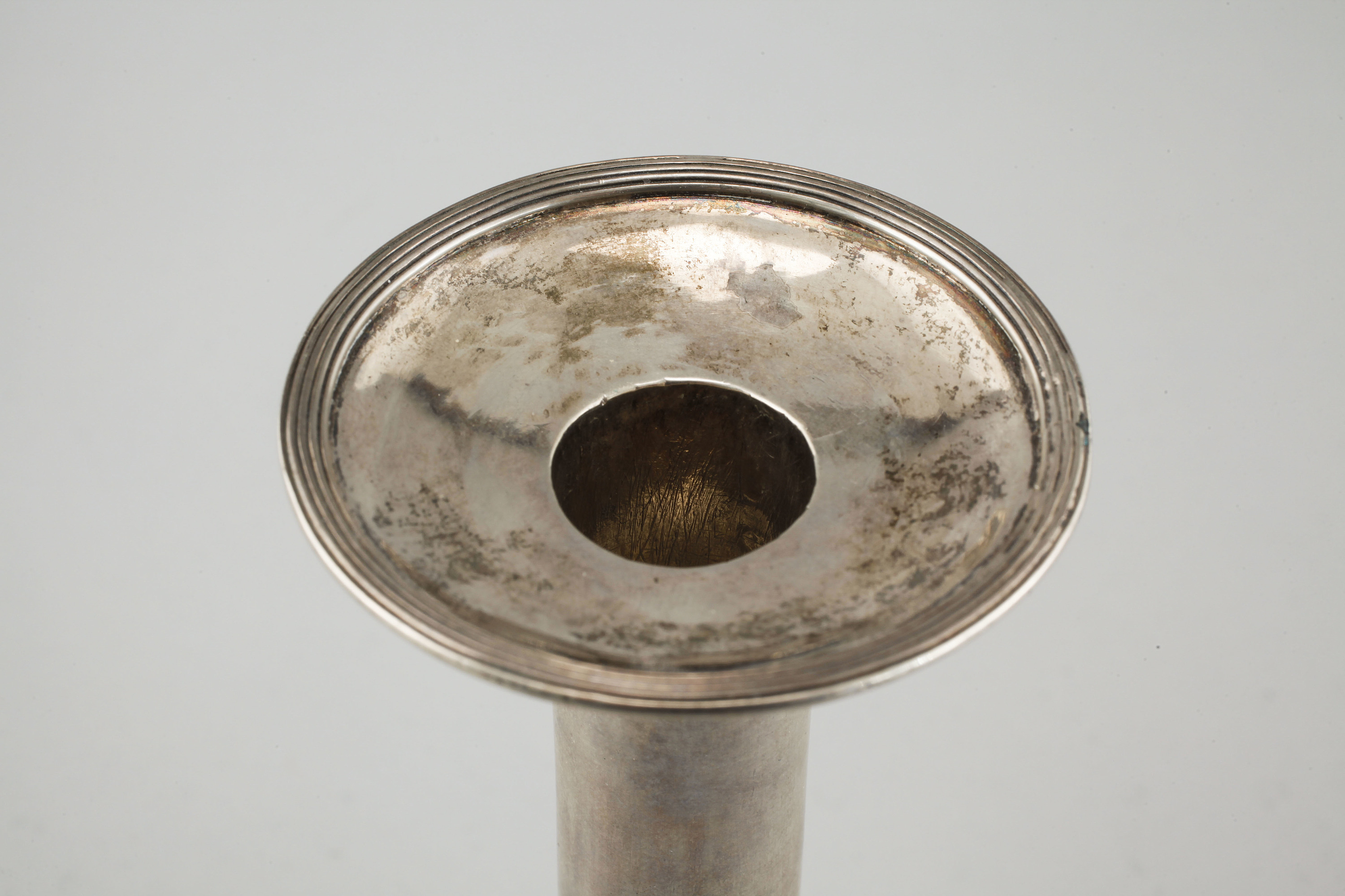 LJUSSTAKE, silver, gustaviansk, Carl Gustaf Herpel, Stockholm, 1810 ...