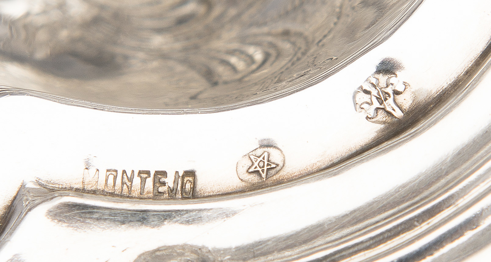 A Montejo silver tureen with wooden handle, Spain, Finnish control ...