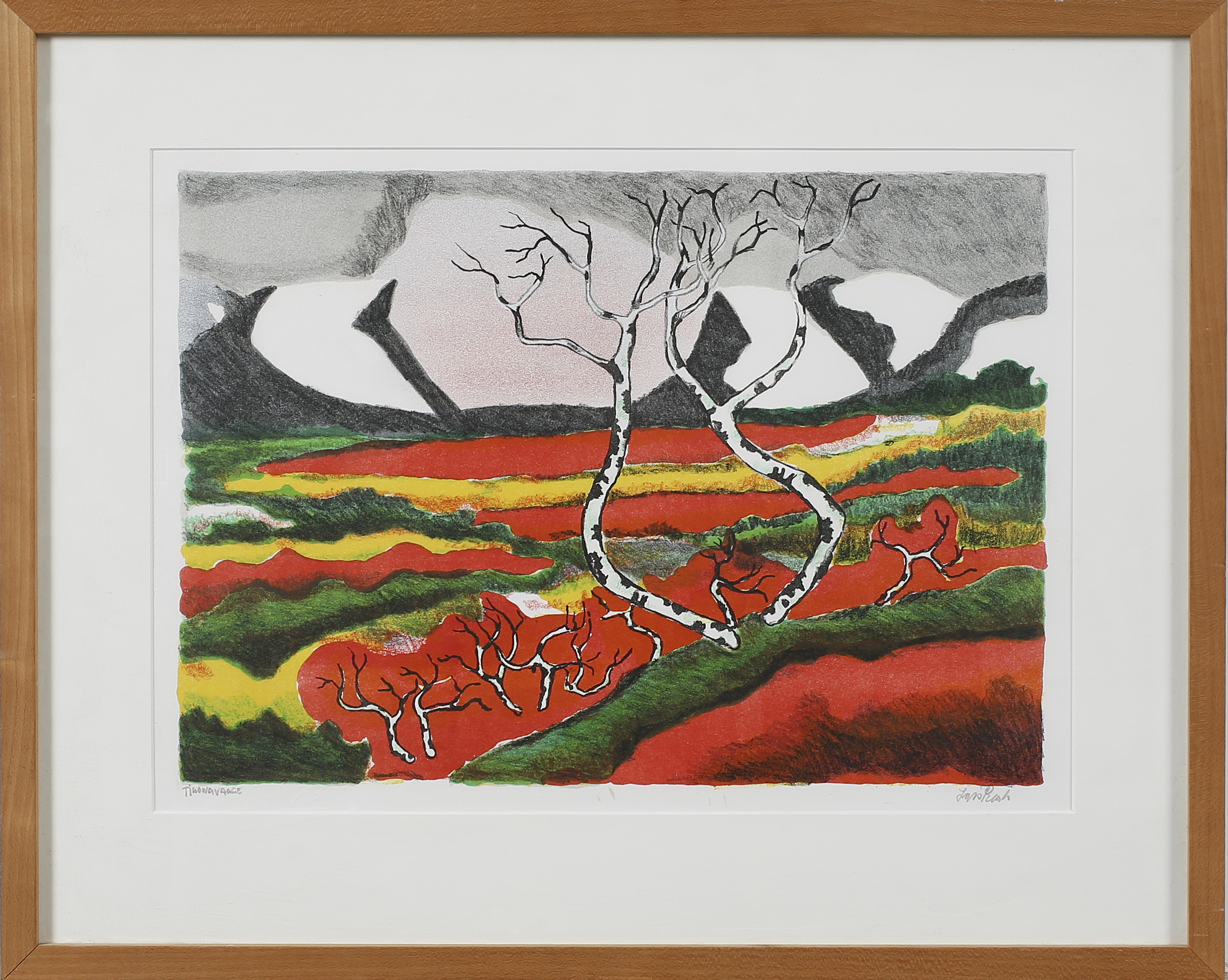 LARS PIRAK, litograph, signed. - Bukowskis