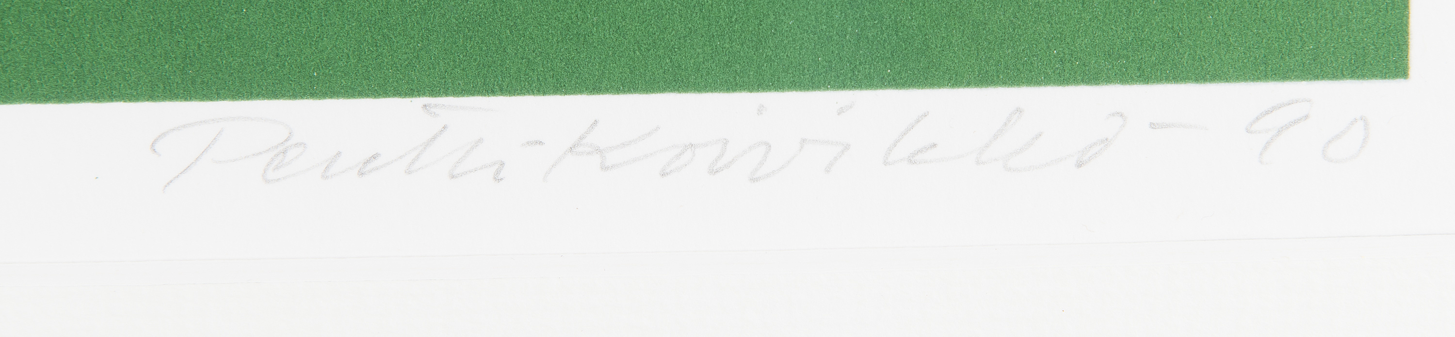 PENTTI KOIVIKKO, serigraph, signed and dated -90, numbered XIII/XXV ...