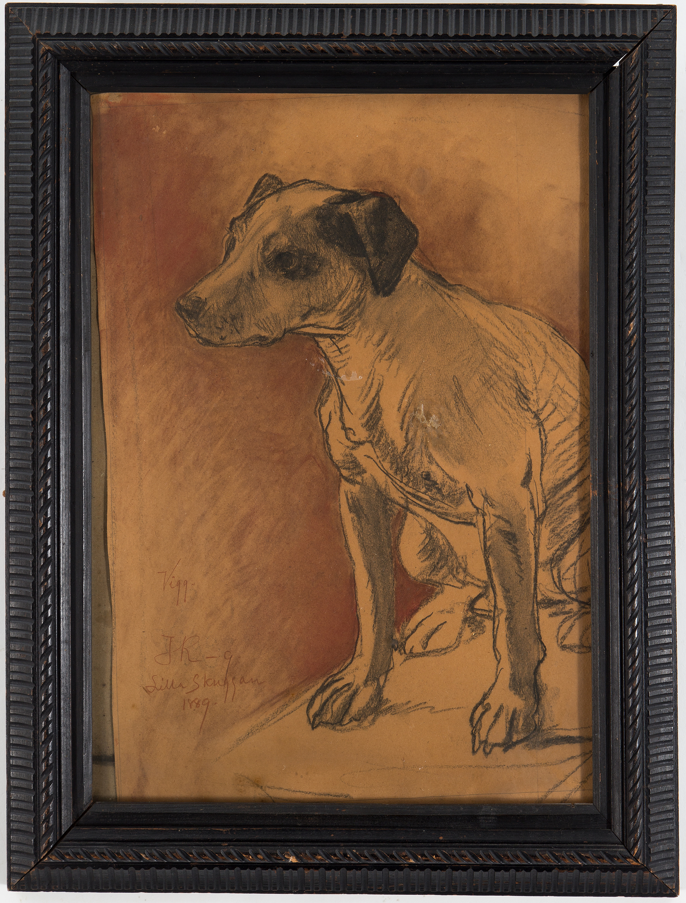 JULIUS KRONBERG, blandteknik, signerad och daterad Lilla Skuggan 1889 ...