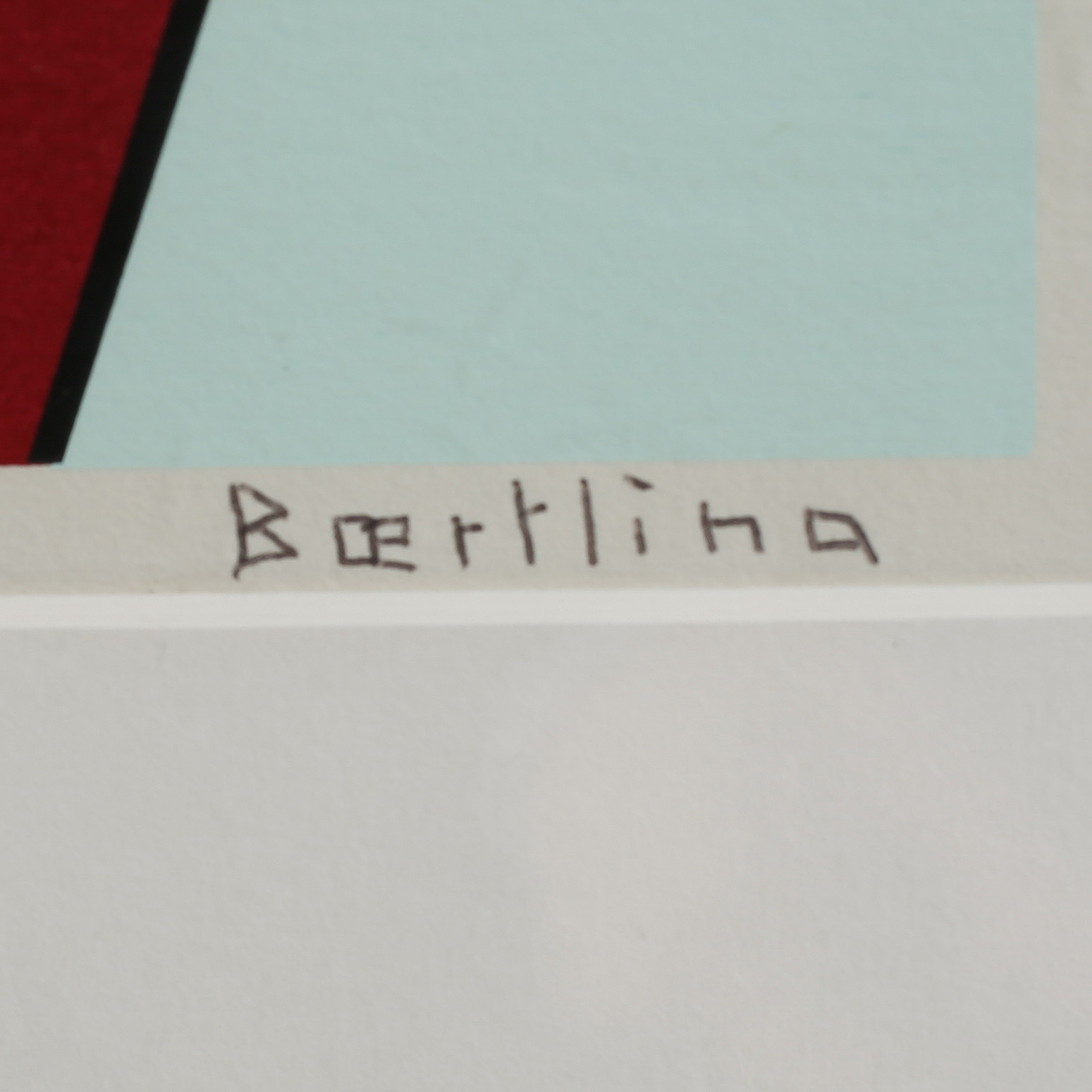 OLLE BAERTLING, serigraphy, signed Baertling, dated 1956-68 and ...