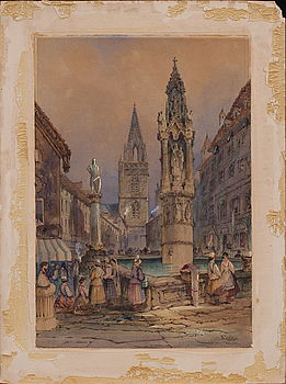 GEORGE HENRY JENKINS, water colour, signed. - Bukowskis