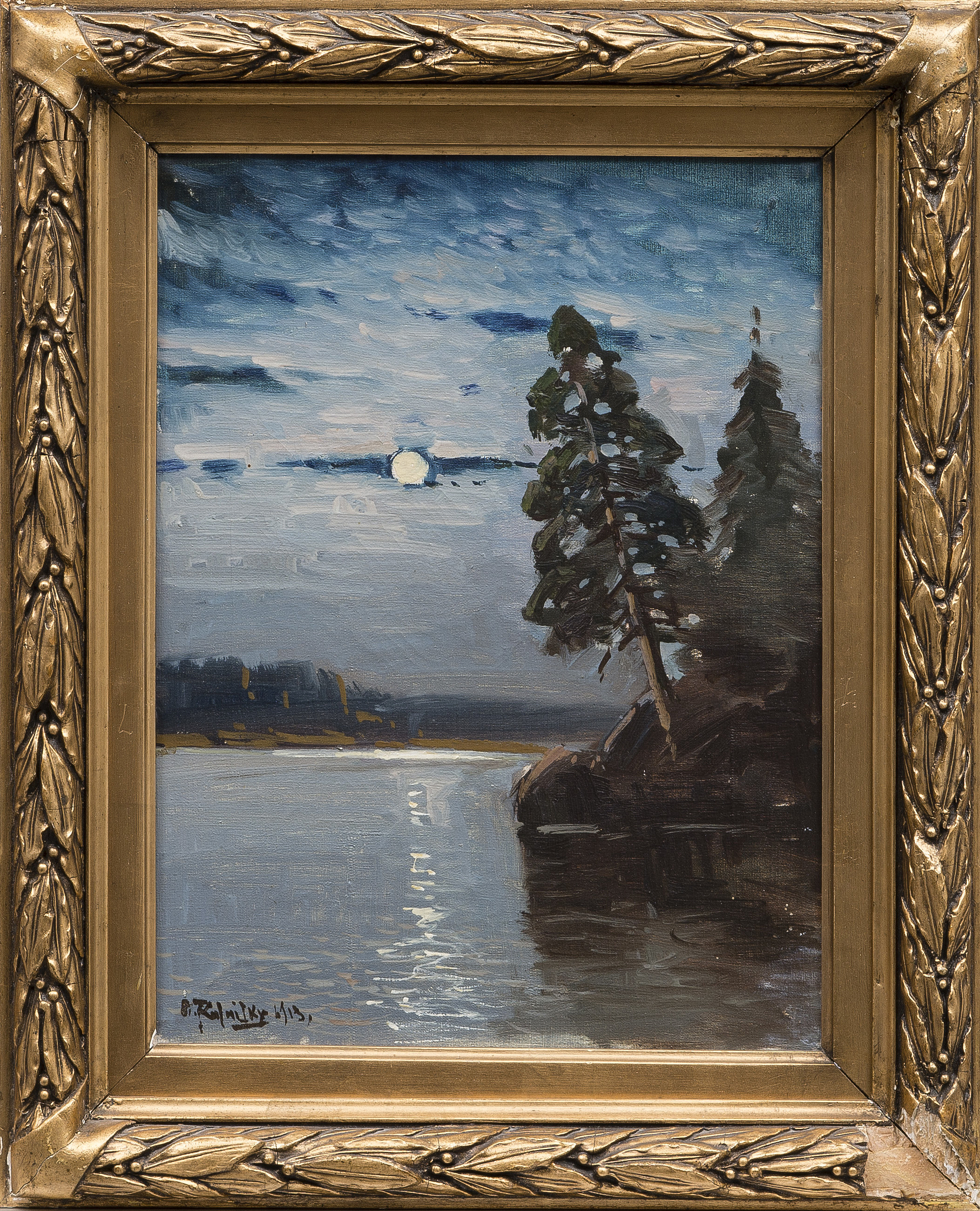 GRIGORY ROSINSKY, öljy kankaalle, signeerattu ja päivätty 1913. - Bukowskis